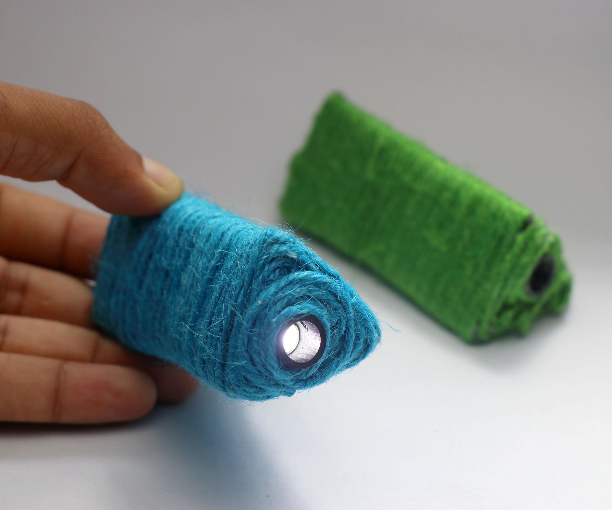 How to Make a Flashlight With String | Rechargeable Emergency Light : 5 ...