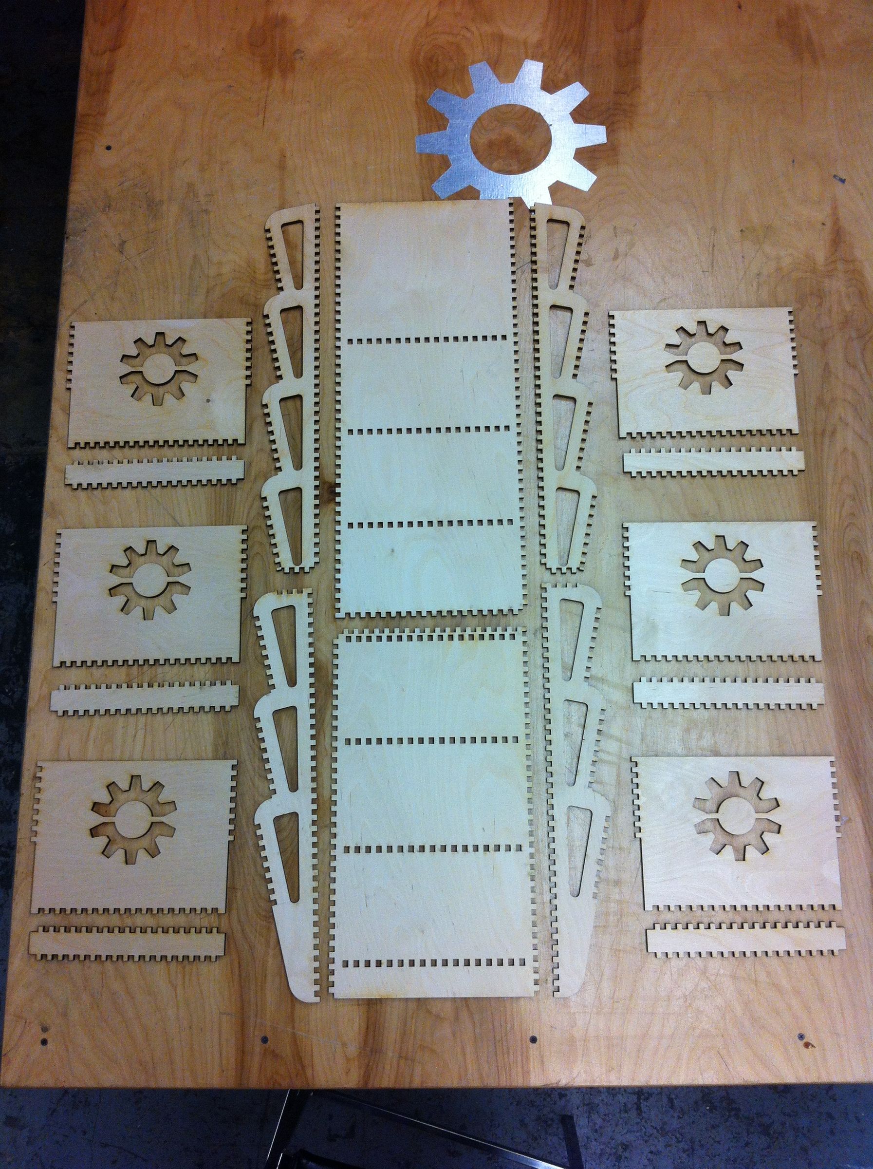 How to Make a Wall-mounted Magazine Rack Using a Laser Cutter. : 3 ...