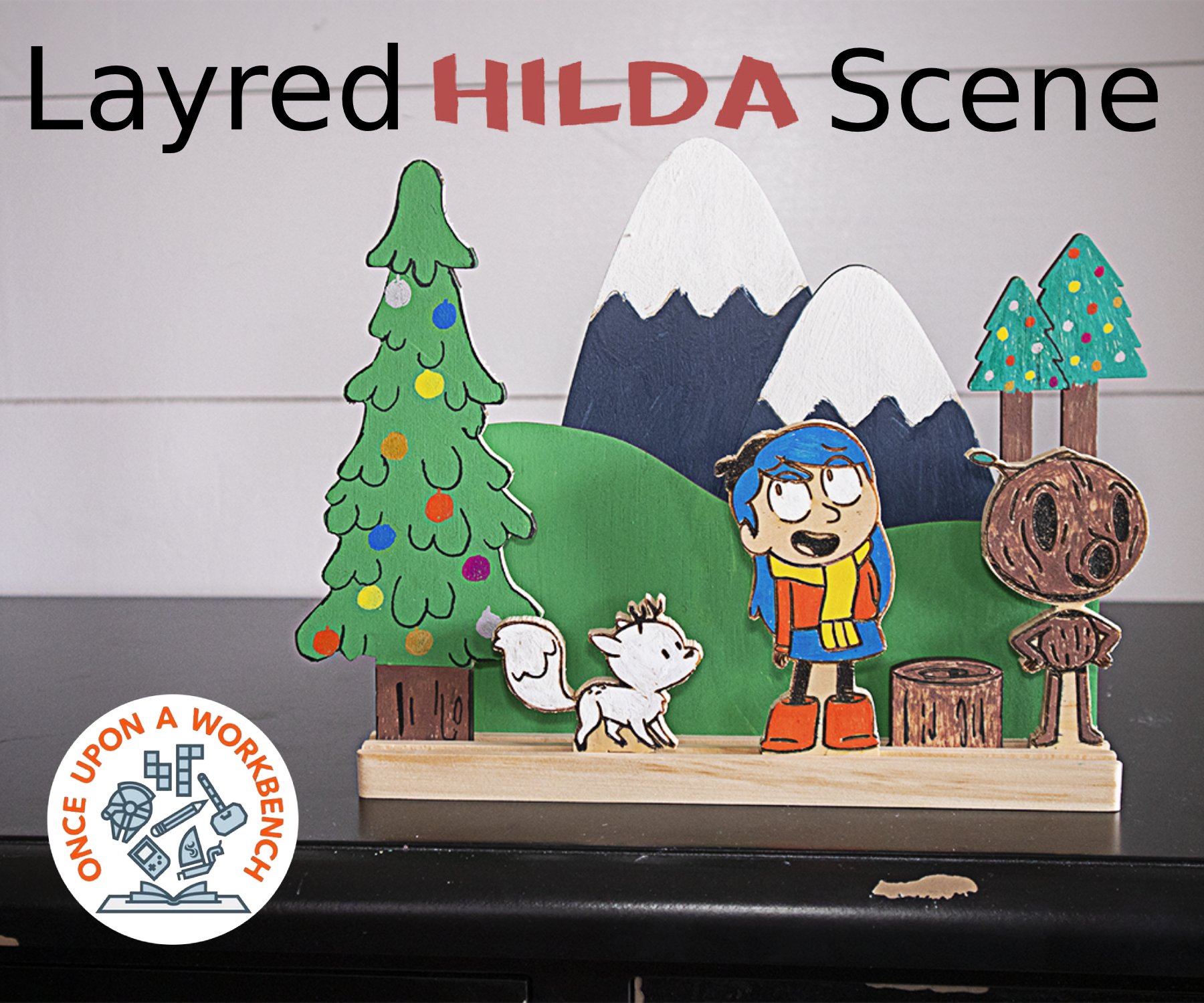 Layered Hilda Christmas Scene : 9 Steps (with Pictures) - Instructables