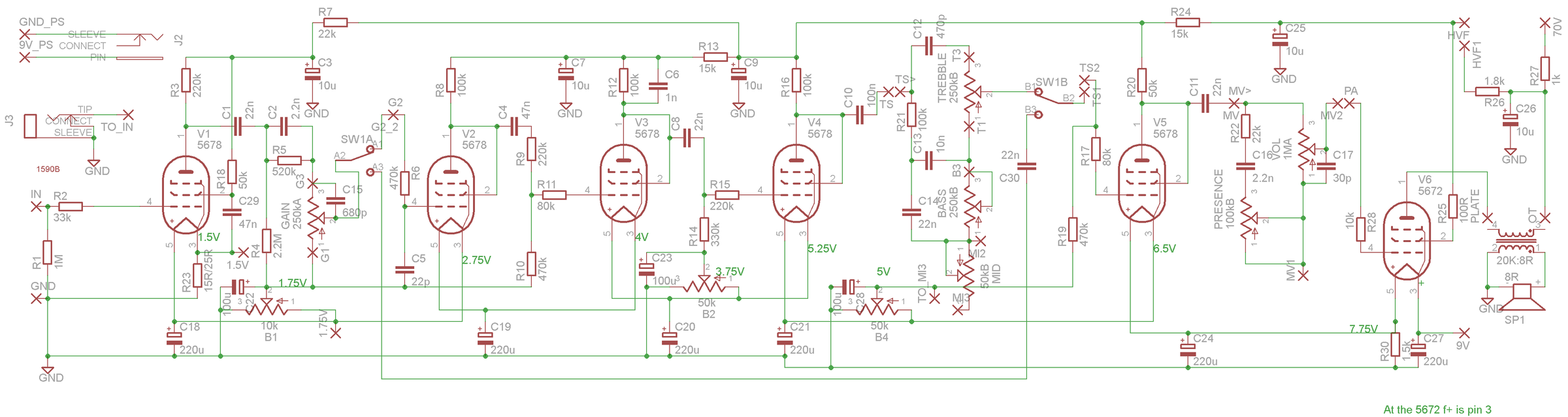 An Ultra Low Wattage, High Gain Tube Amplifier : 13 Steps (with ...