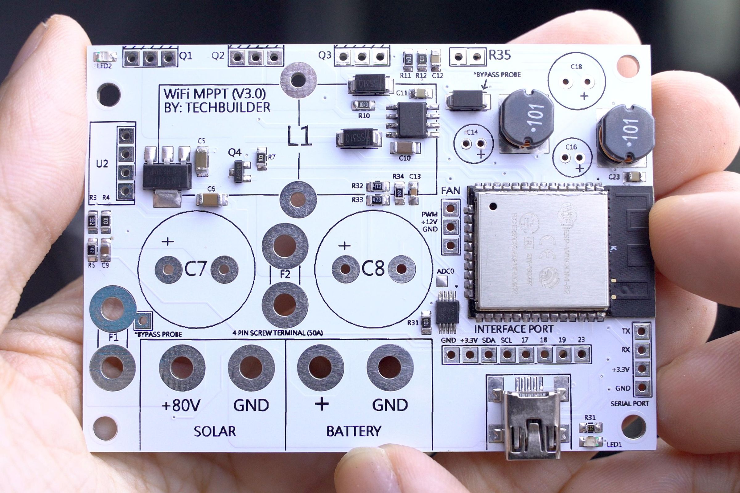1kW Arduino MPPT Solar Charge Controller (ESP32 + WiFi) : 46 Steps ...