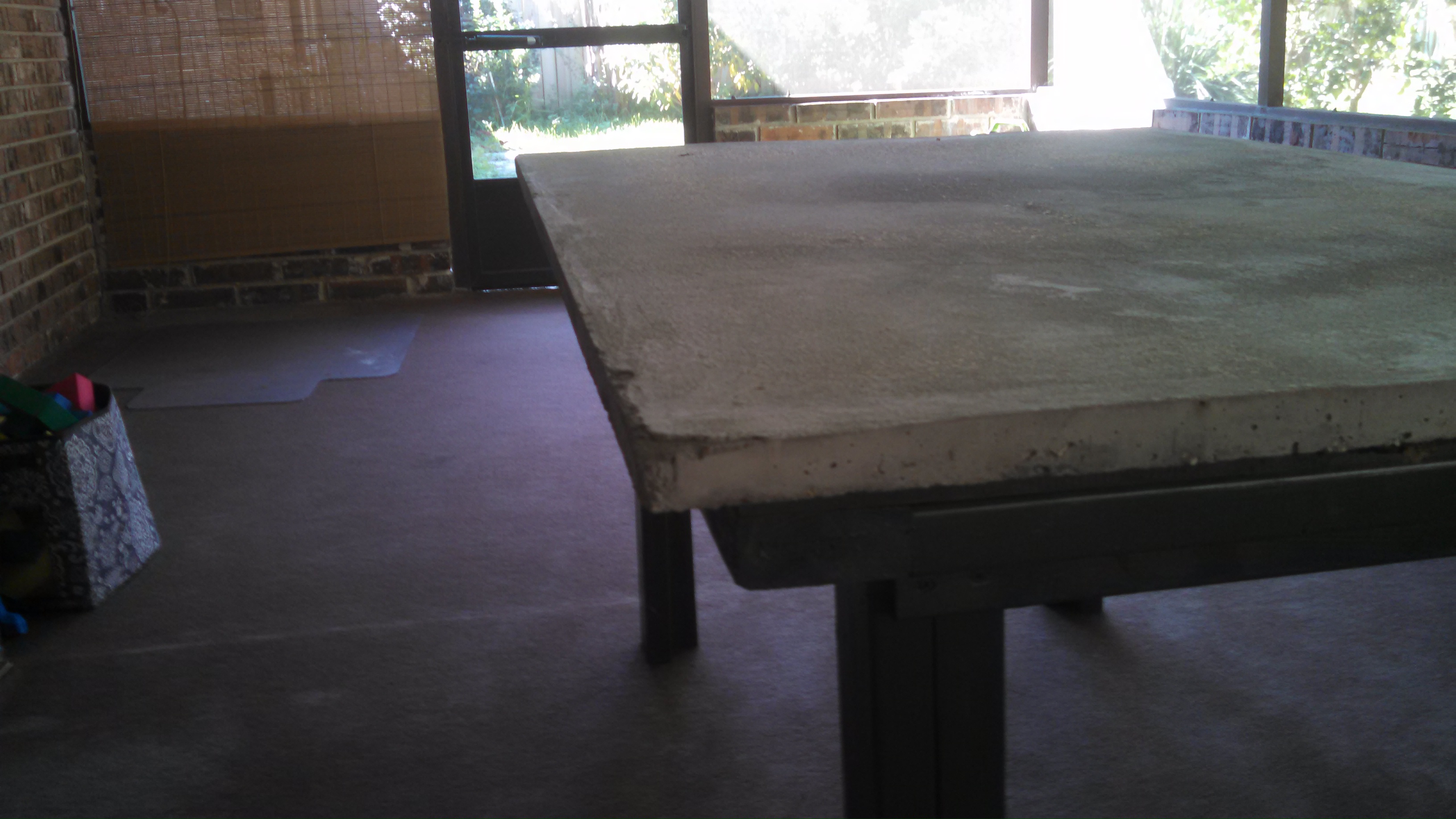 DIY Concrete Game Table Under $100 : 8 Steps (with Pictures ...