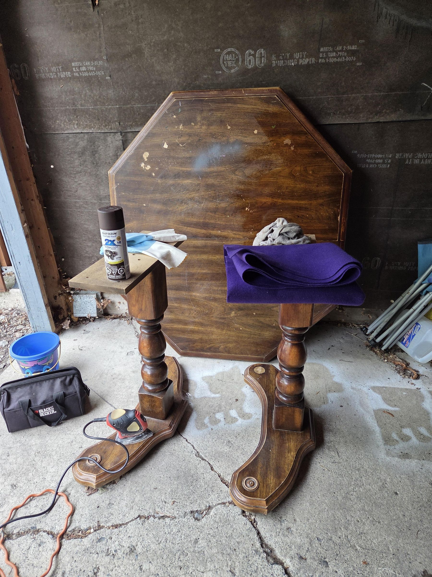 Purple Poker Table and Study Desk : 7 Steps (with Pictures) - Instructables