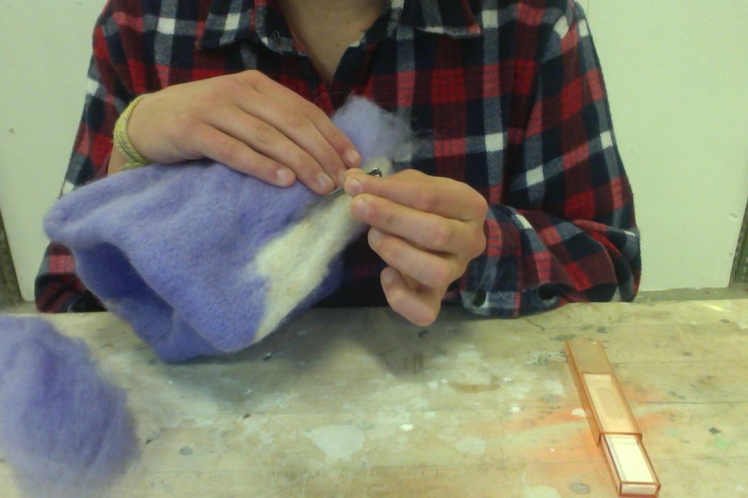 Dry Felting Sponges: the Double Needle Technique - Instructables