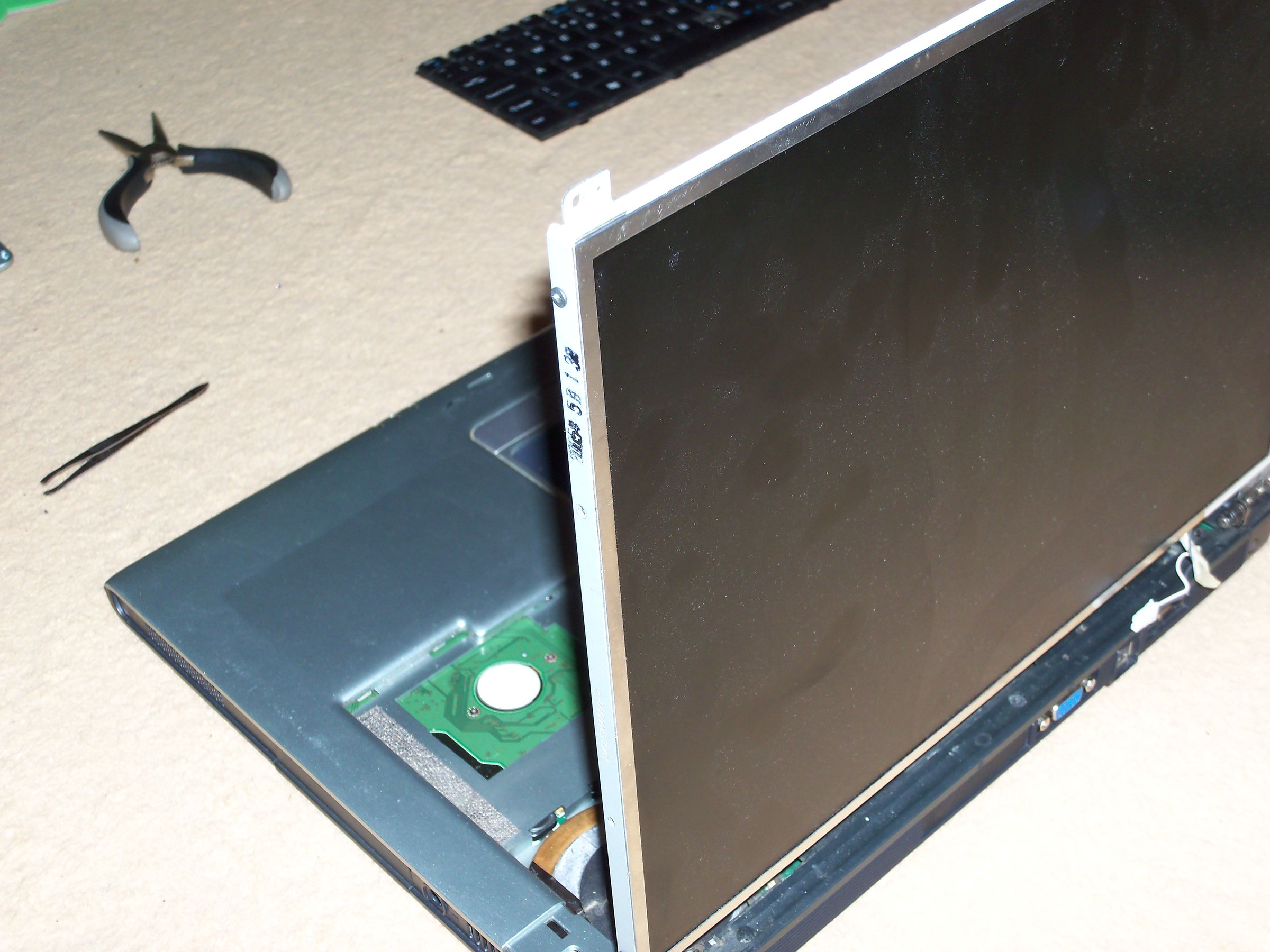 Laptop to Tablet-pc Conversion W-I-P / Acer Travelpad : 6 Steps ...