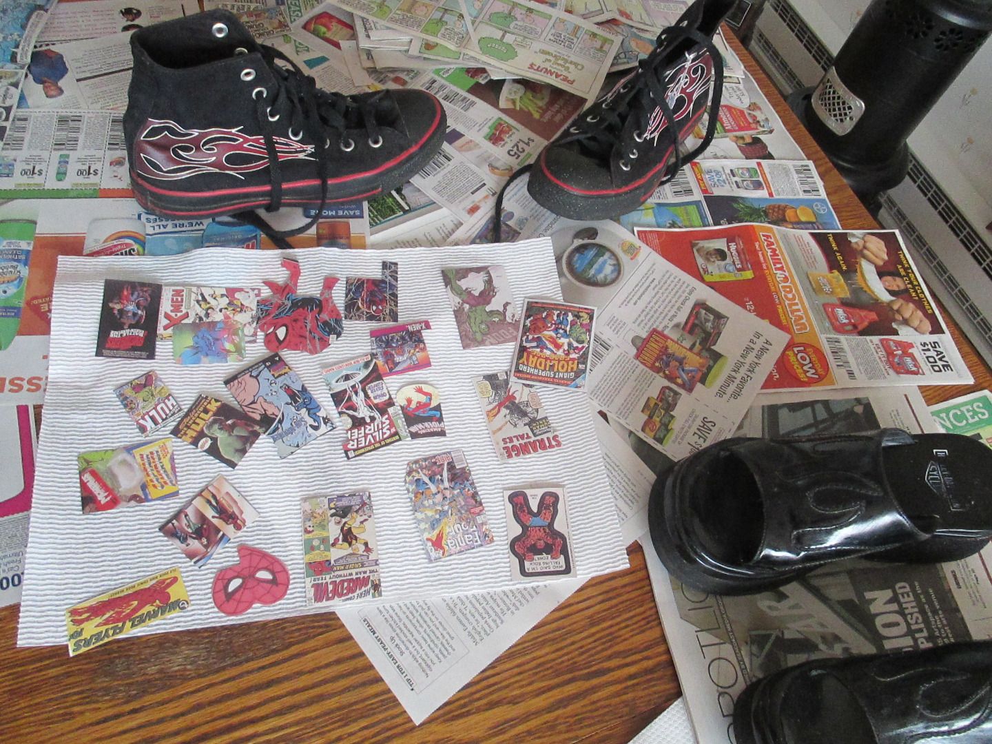 Comics Shoes: Hightops & Platform Clogs : 6 Steps (with Pictures ...