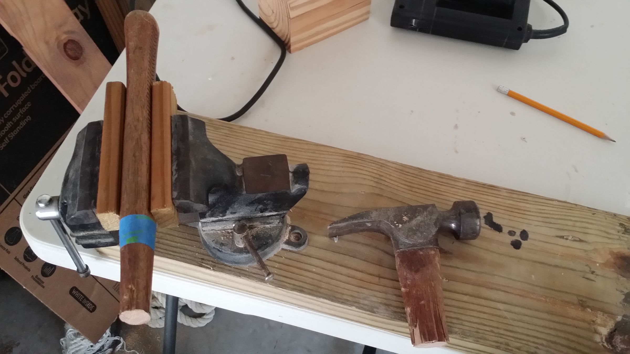 Repurposed Hammer Into Wooden Mallet. : 3 Steps (with Pictures ...