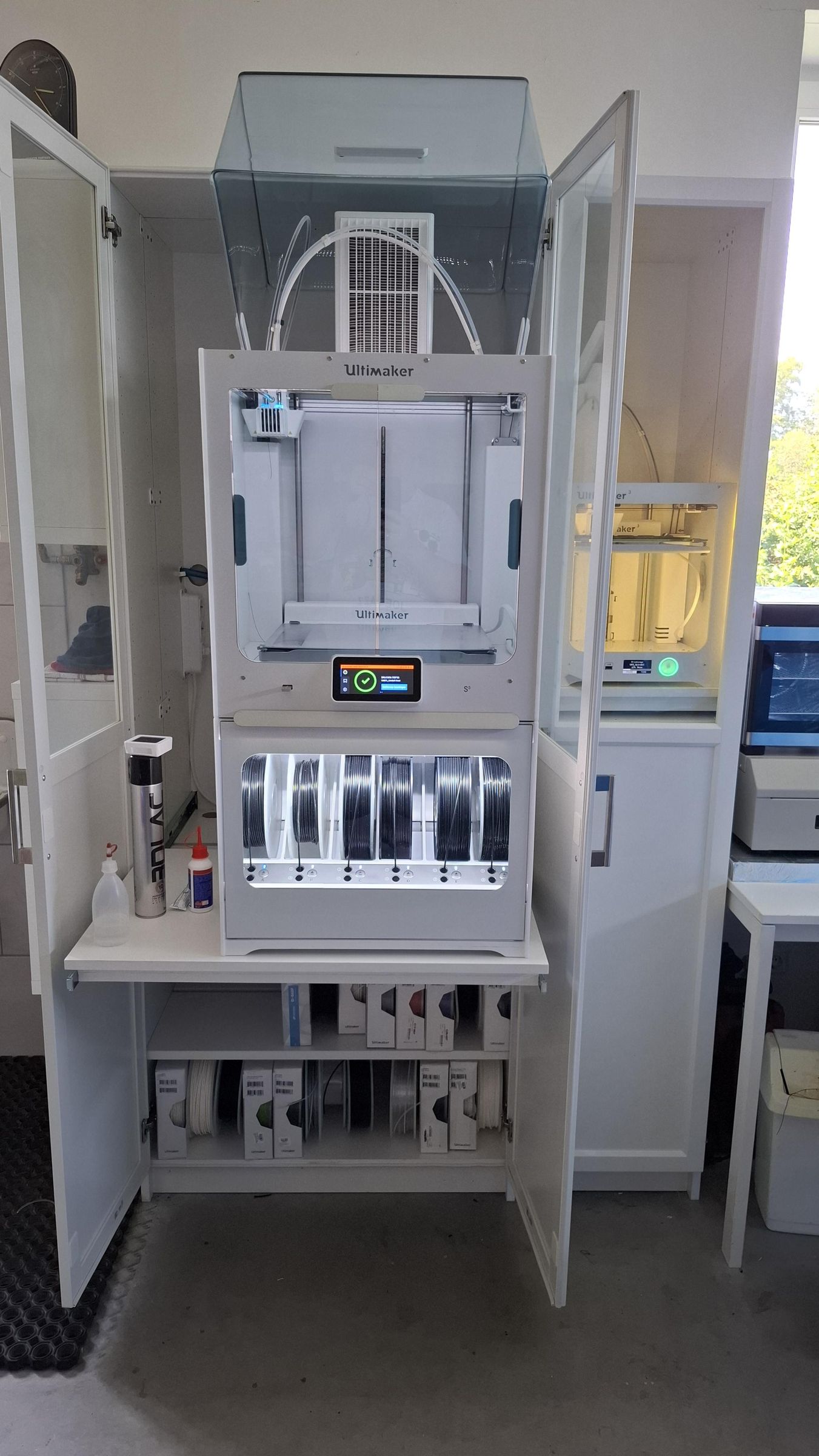 Use Ikea Billy Bookcases As a 3D Printing Cabinet : 9 Steps (with ...