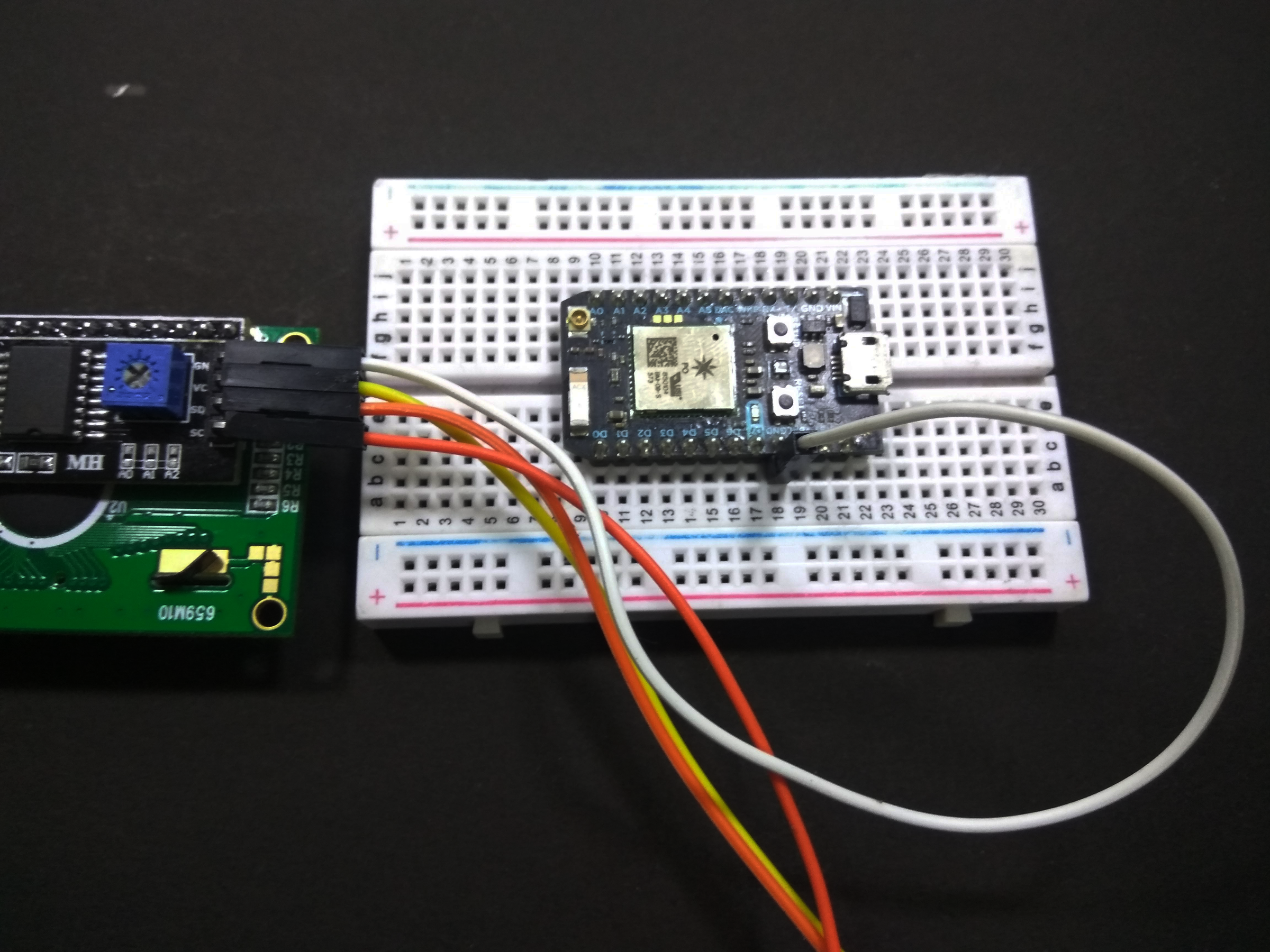 Photon:Connect LCD With I2C : 4 Steps (with Pictures) - Instructables