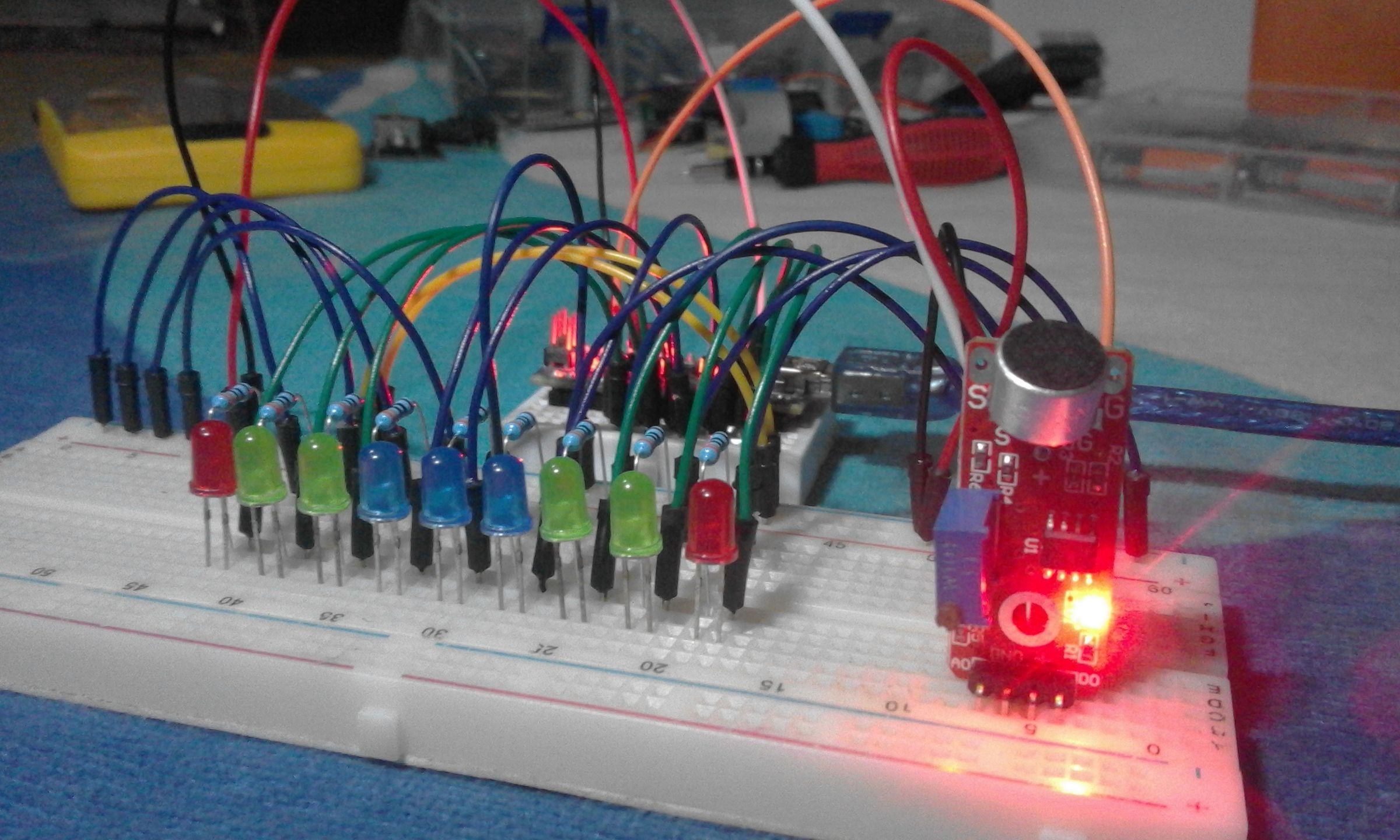 Waren's L.E.D Music Visualizer : 16 Steps (with Pictures) - Instructables