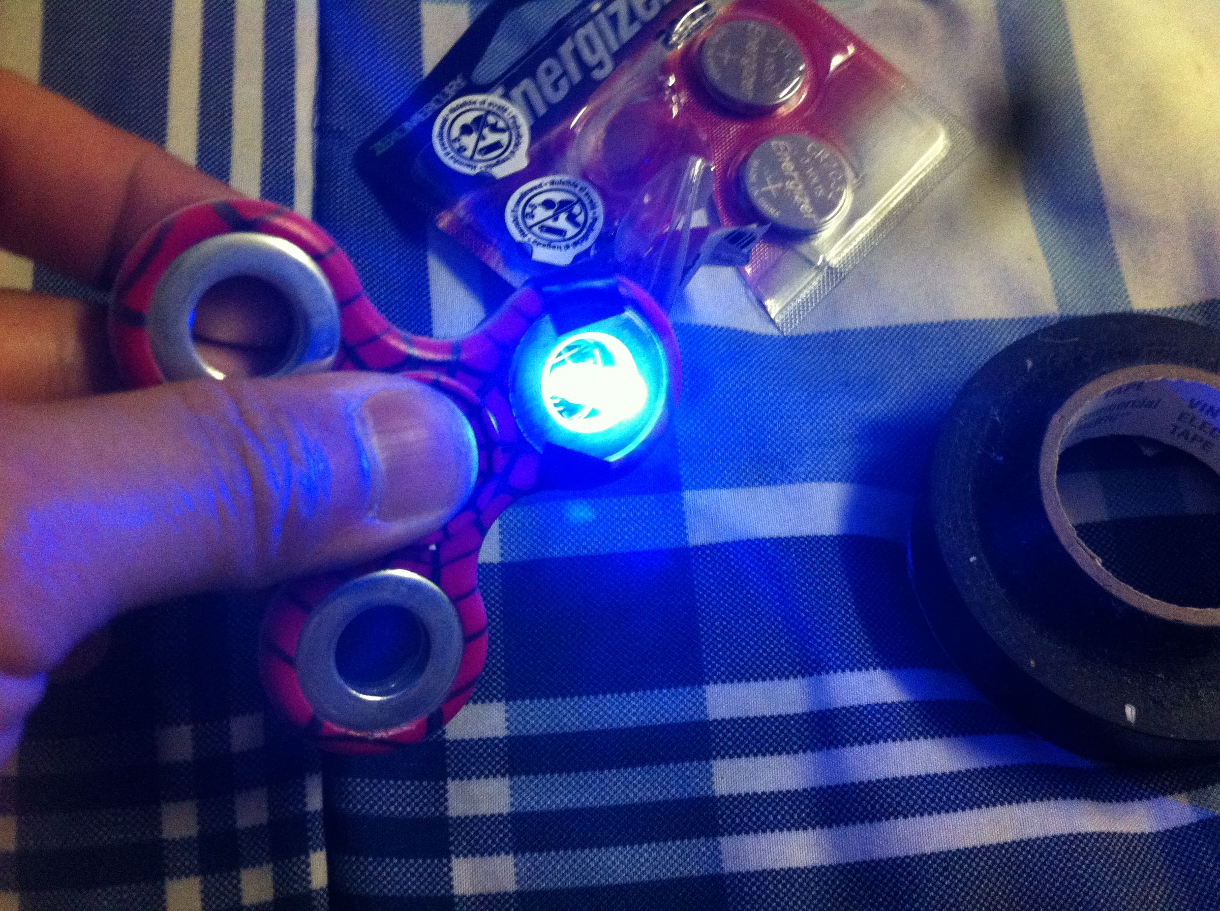 Homemade LED Fidget Spinner : 6 Steps (with Pictures) - Instructables