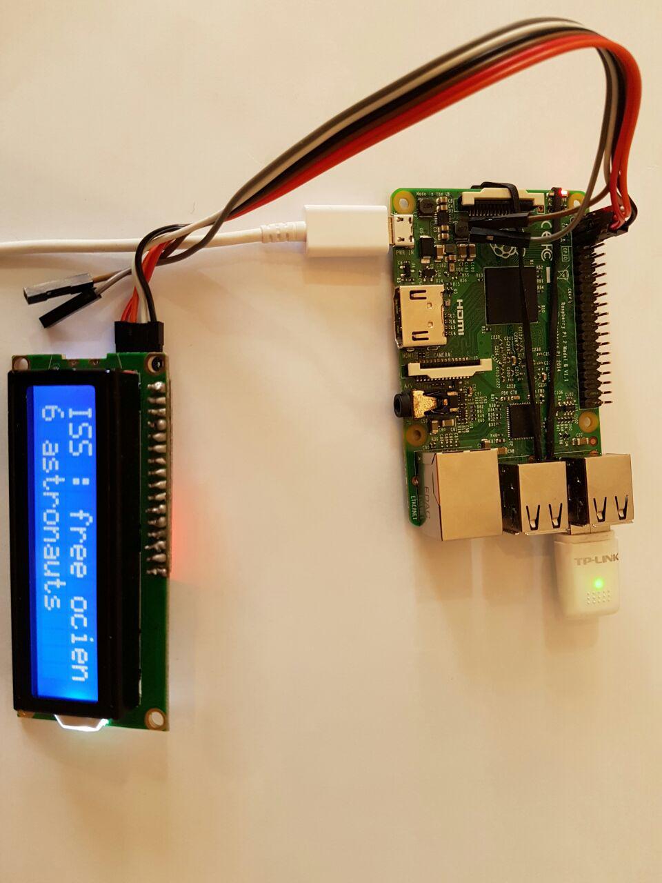 ISS Above on Lcd(i2c) Raspberry Pi : 4 Steps - Instructables