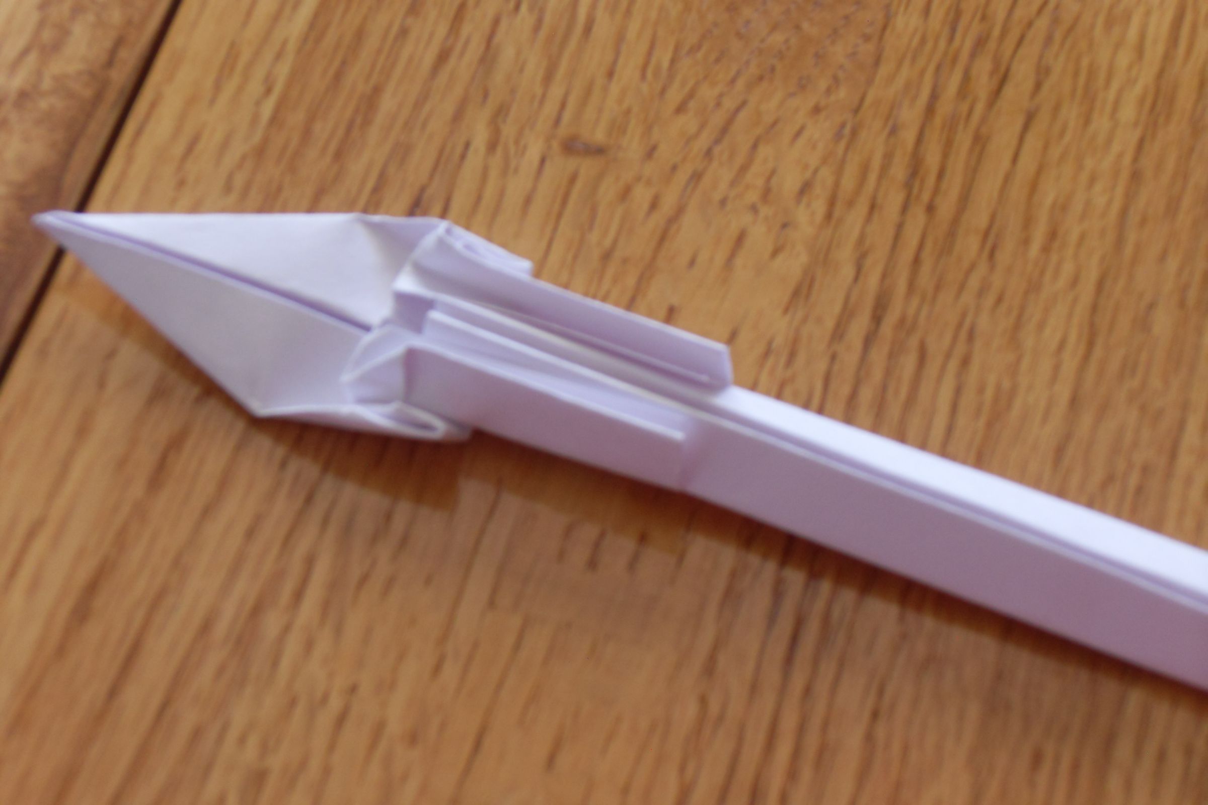 Origami Paper Spear : 4 Steps - Instructables