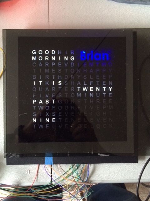 Personalised Word Clock : 8 Steps (with Pictures) - Instructables