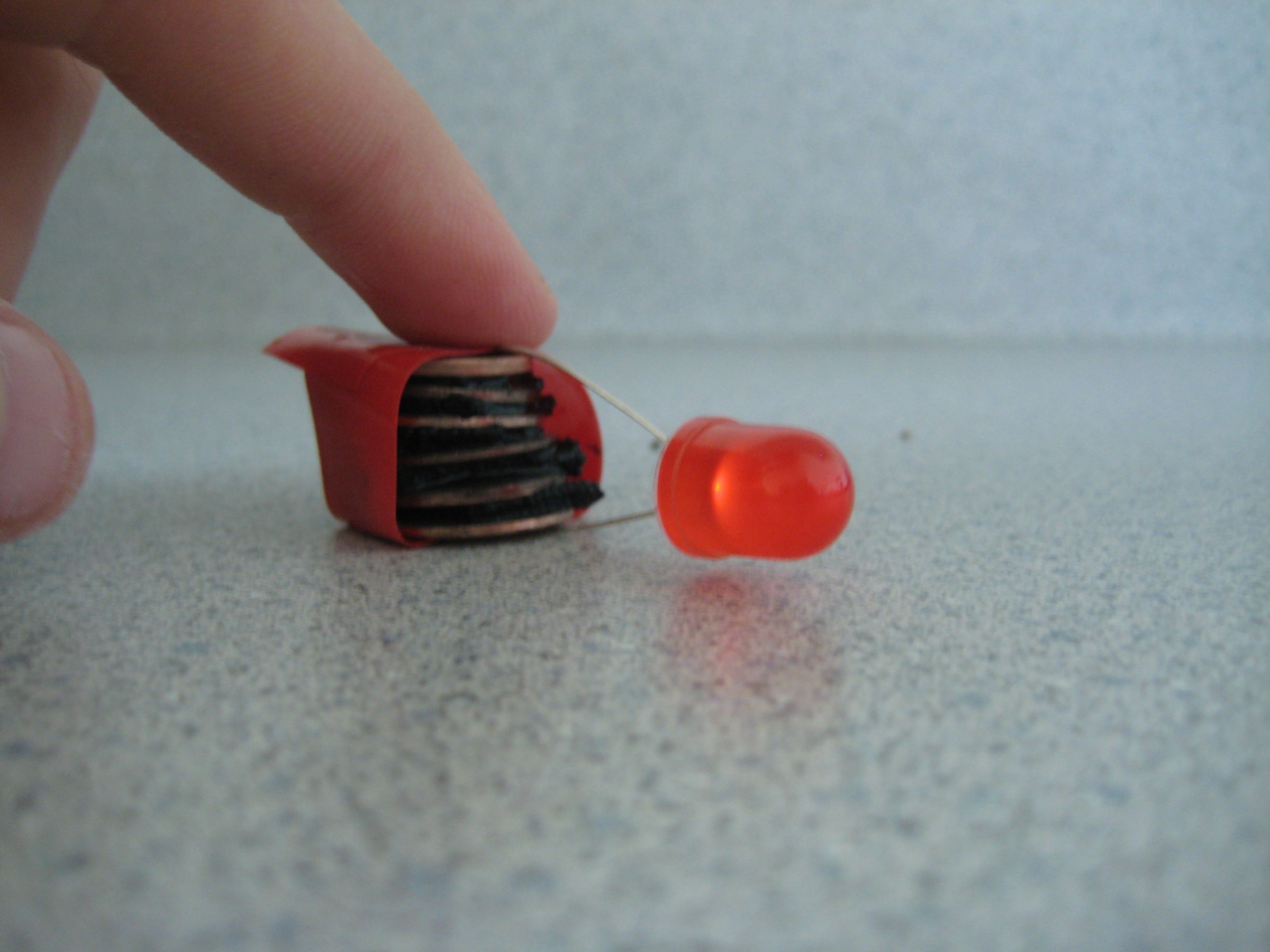 6 Cent LED Throwie : 5 Steps (with Pictures) - Instructables