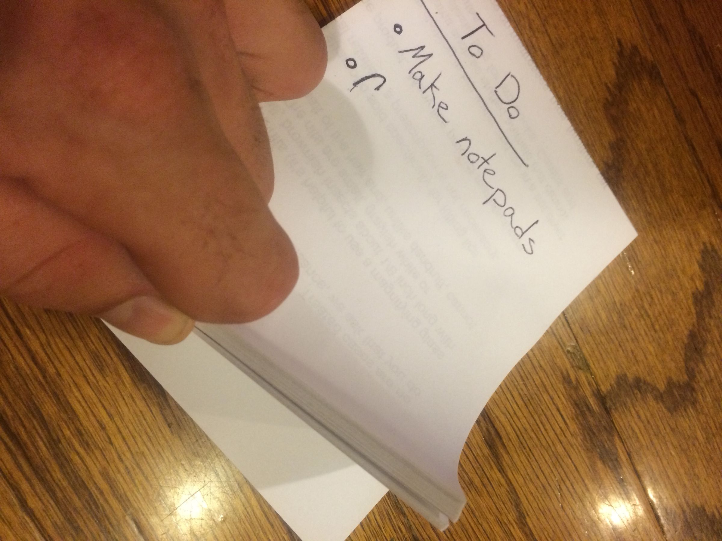 Scrap Paper Note Pad : 6 Steps - Instructables