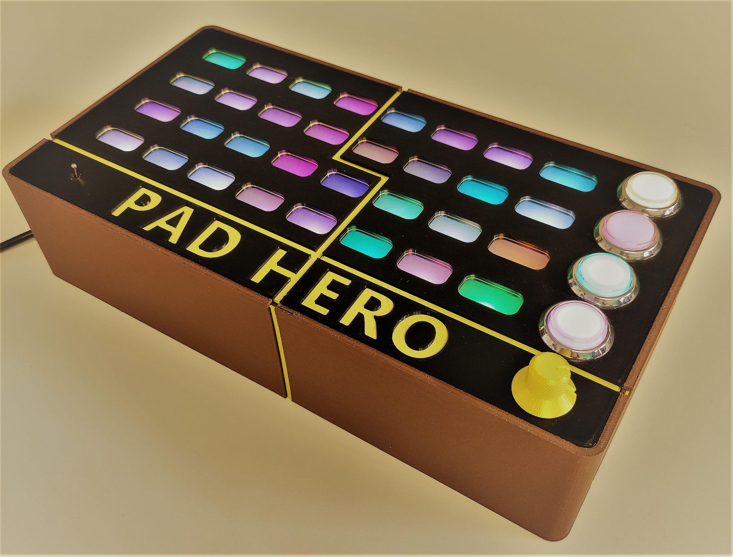 PAD HERO (Guitar Hero Using Arduino) : 6 Steps (with Pictures ...