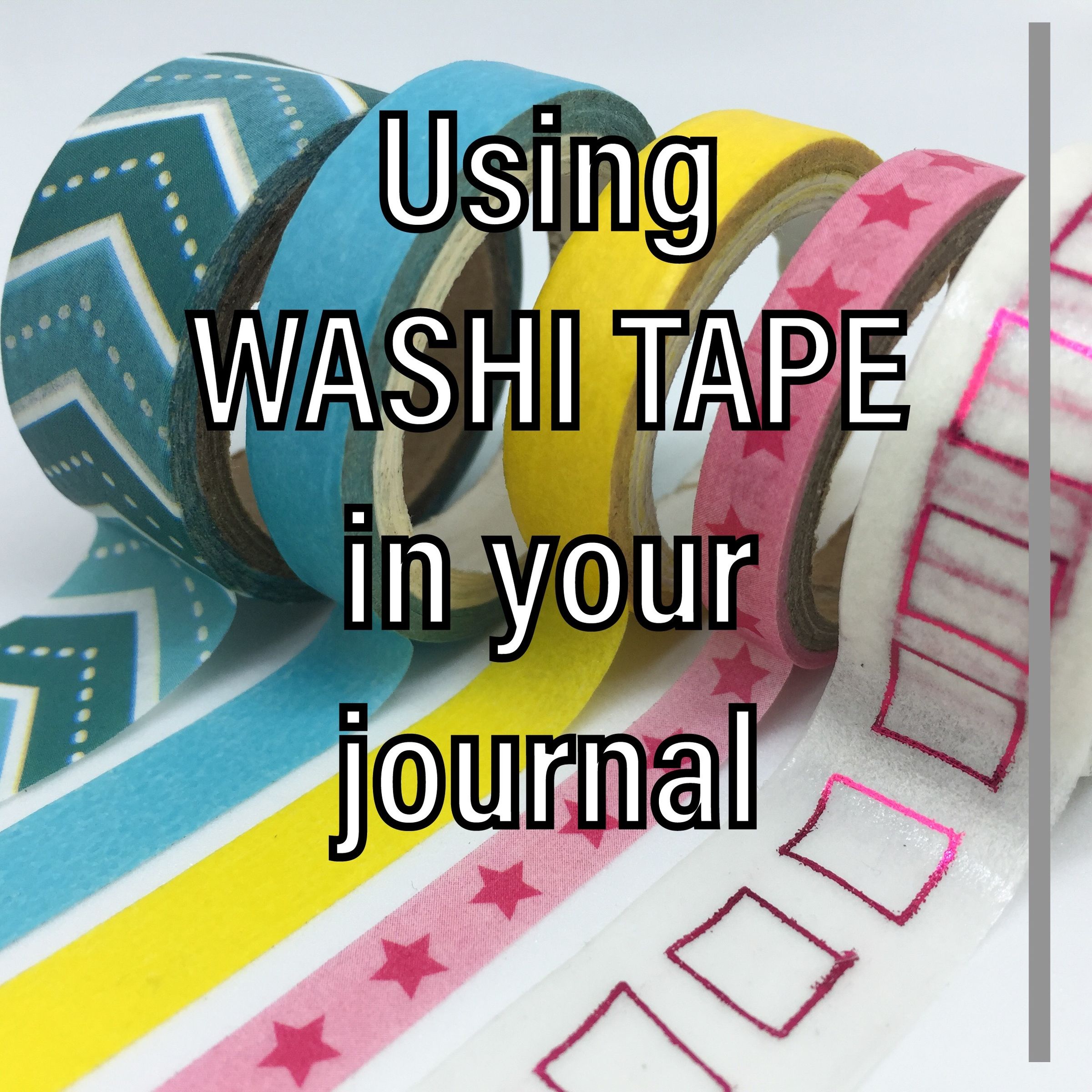 Washi Tape Tips and Tricks for Your Journal : 8 Steps - Instructables