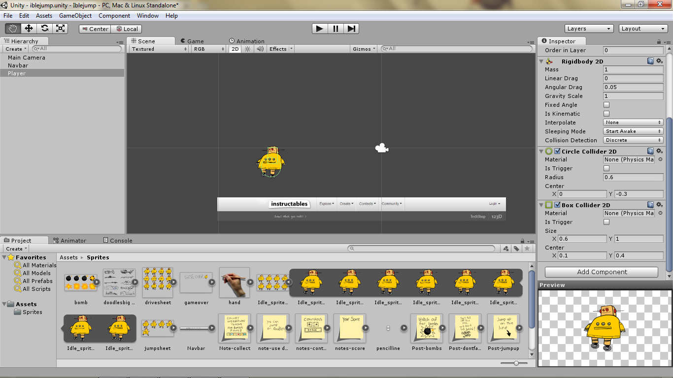 Make a 2D Video Game With Unity : 19 Steps (with Pictures) - Instructables