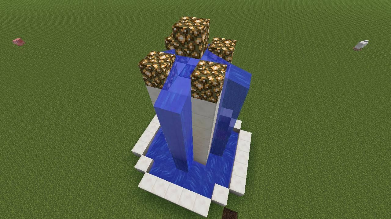 Minecraft Fancy Fountain : 6 Steps - Instructables
