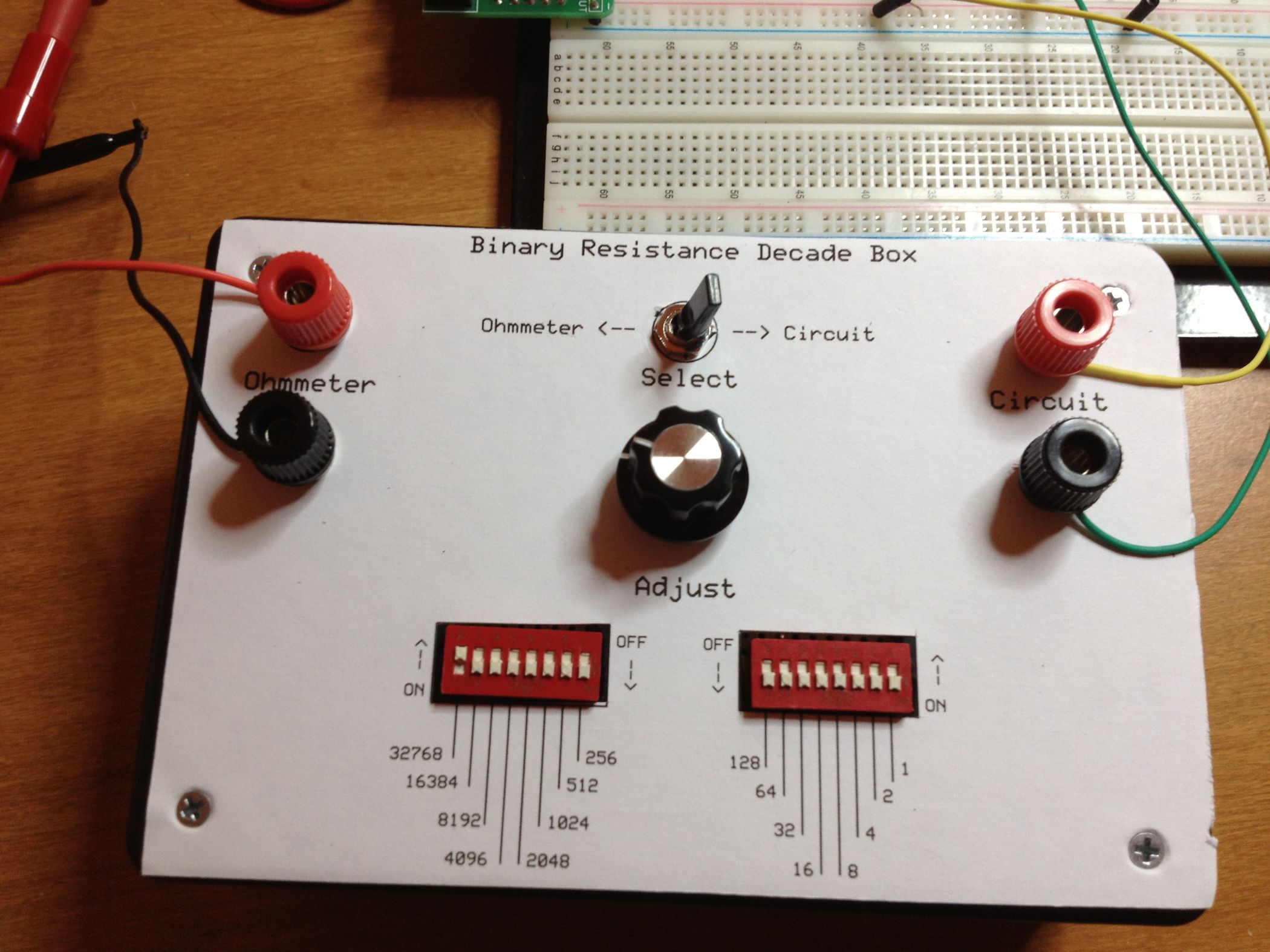 Binary Resistance Decade Box : 6 Steps (with Pictures) - Instructables