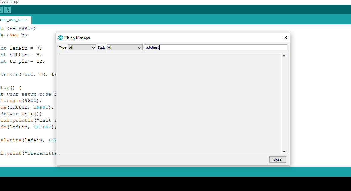 Personal One Way Radio Using Arduino Transmitter and Receiver Modules ...