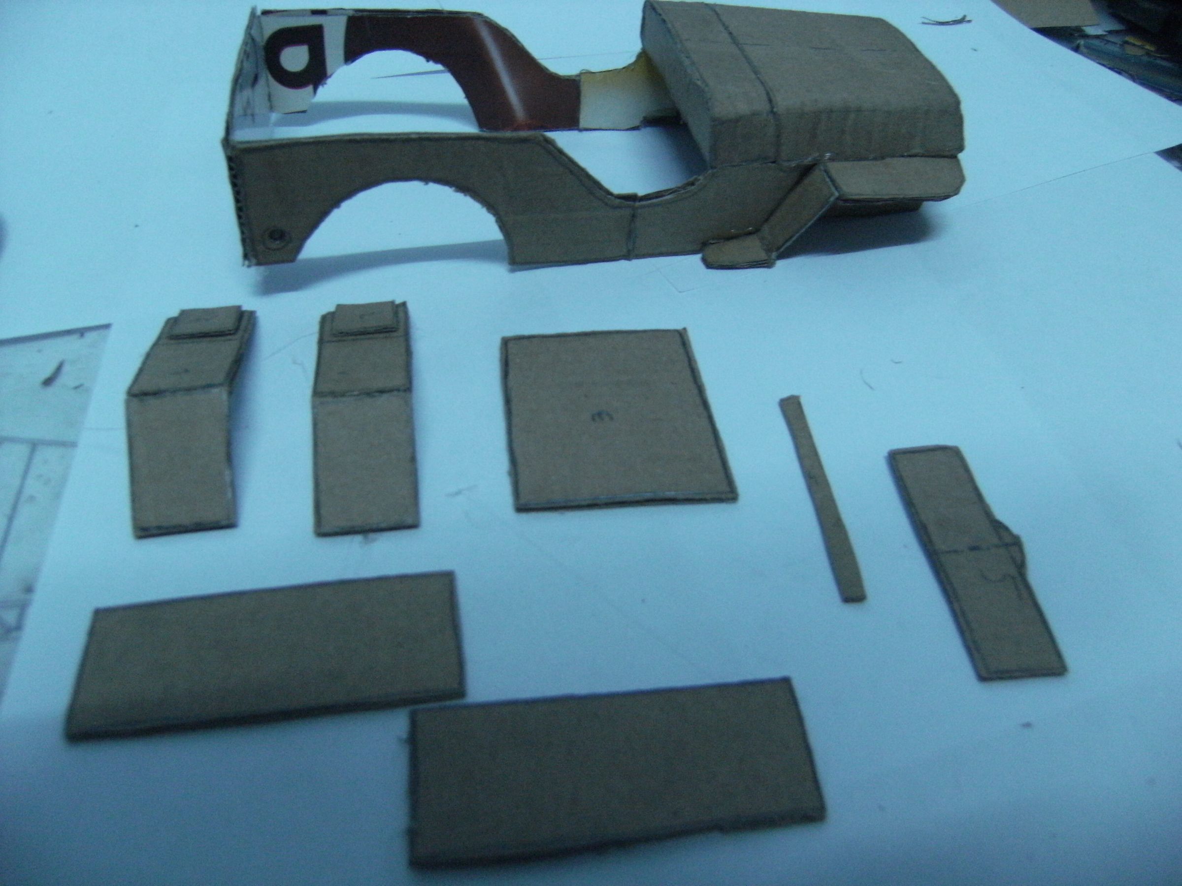 Jeep Willys Mb Cardboard Model : 5 Steps - Instructables