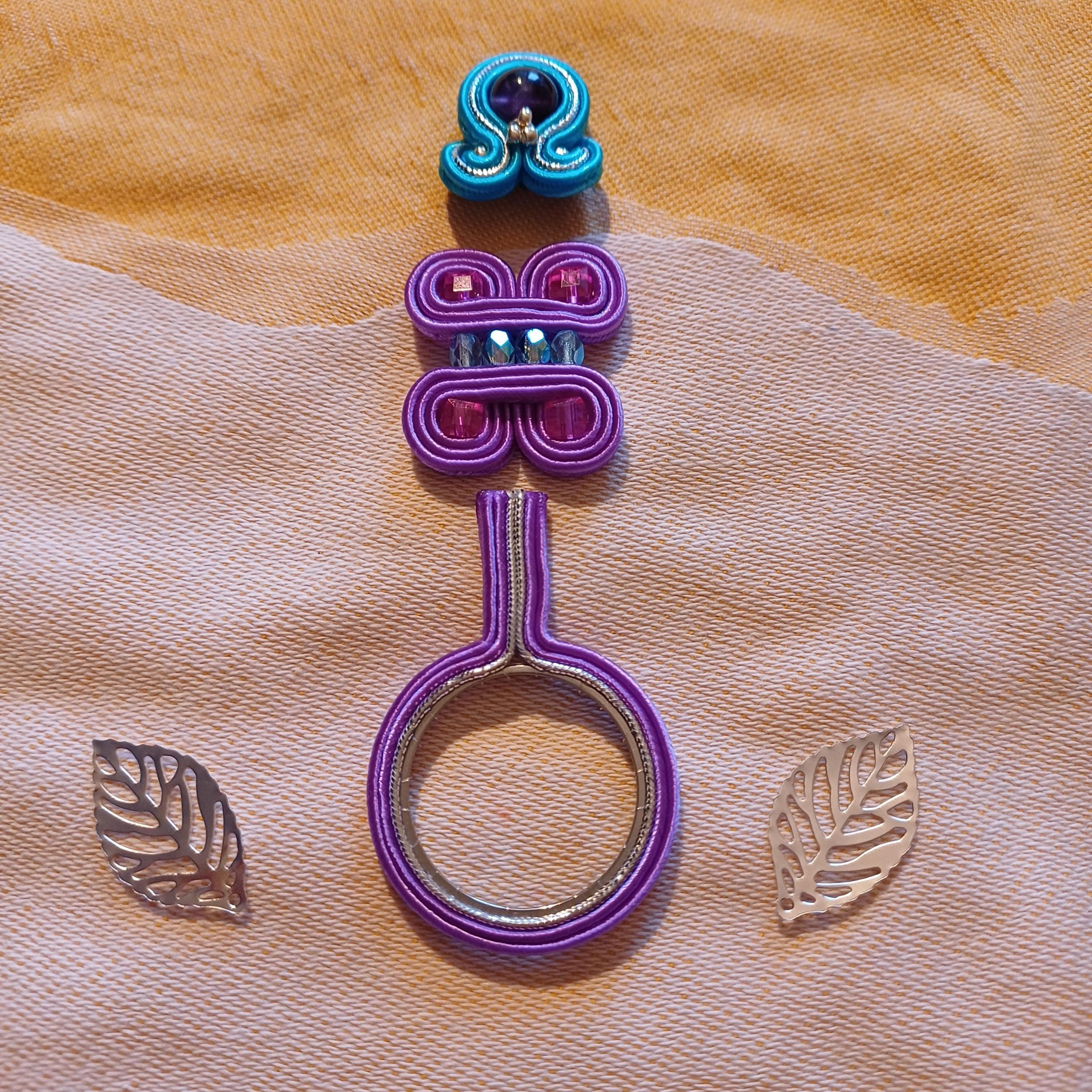 Embroidered Filigree Earrings "Purple Rain" : 9 Steps (with Pictures ...