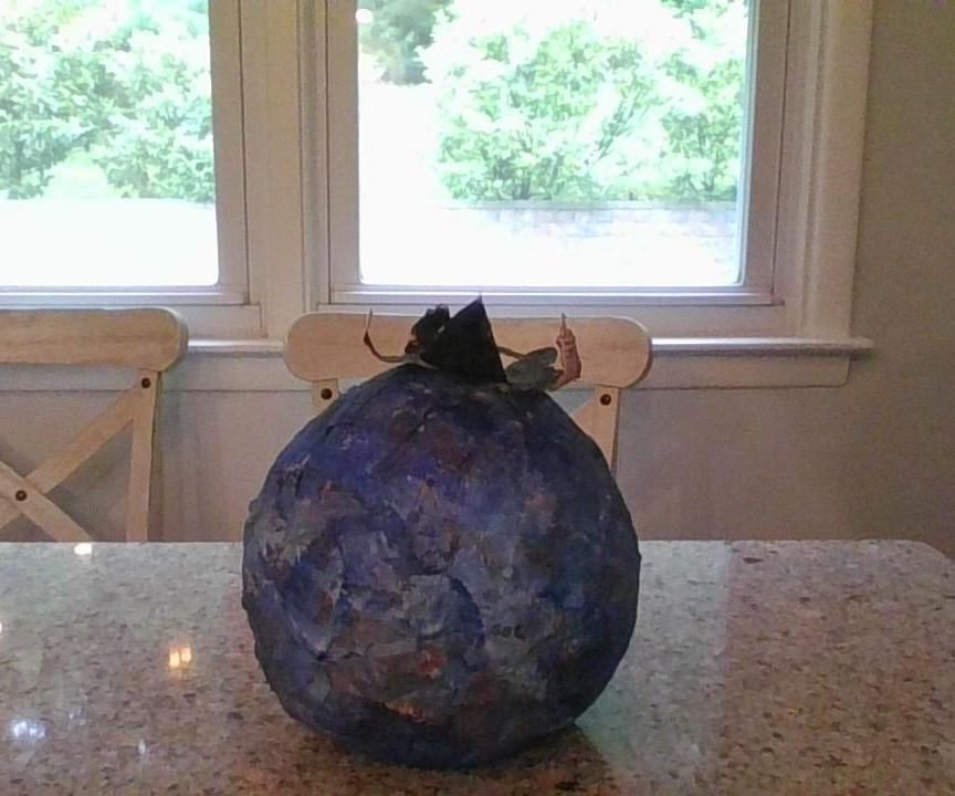 Giant Paper Mache Blueberry : 6 Steps - Instructables