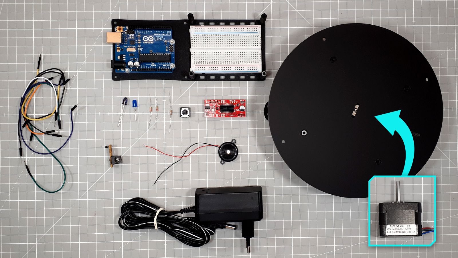 Arduino Controller for Automated 360° Product Photography : 5 Steps ...
