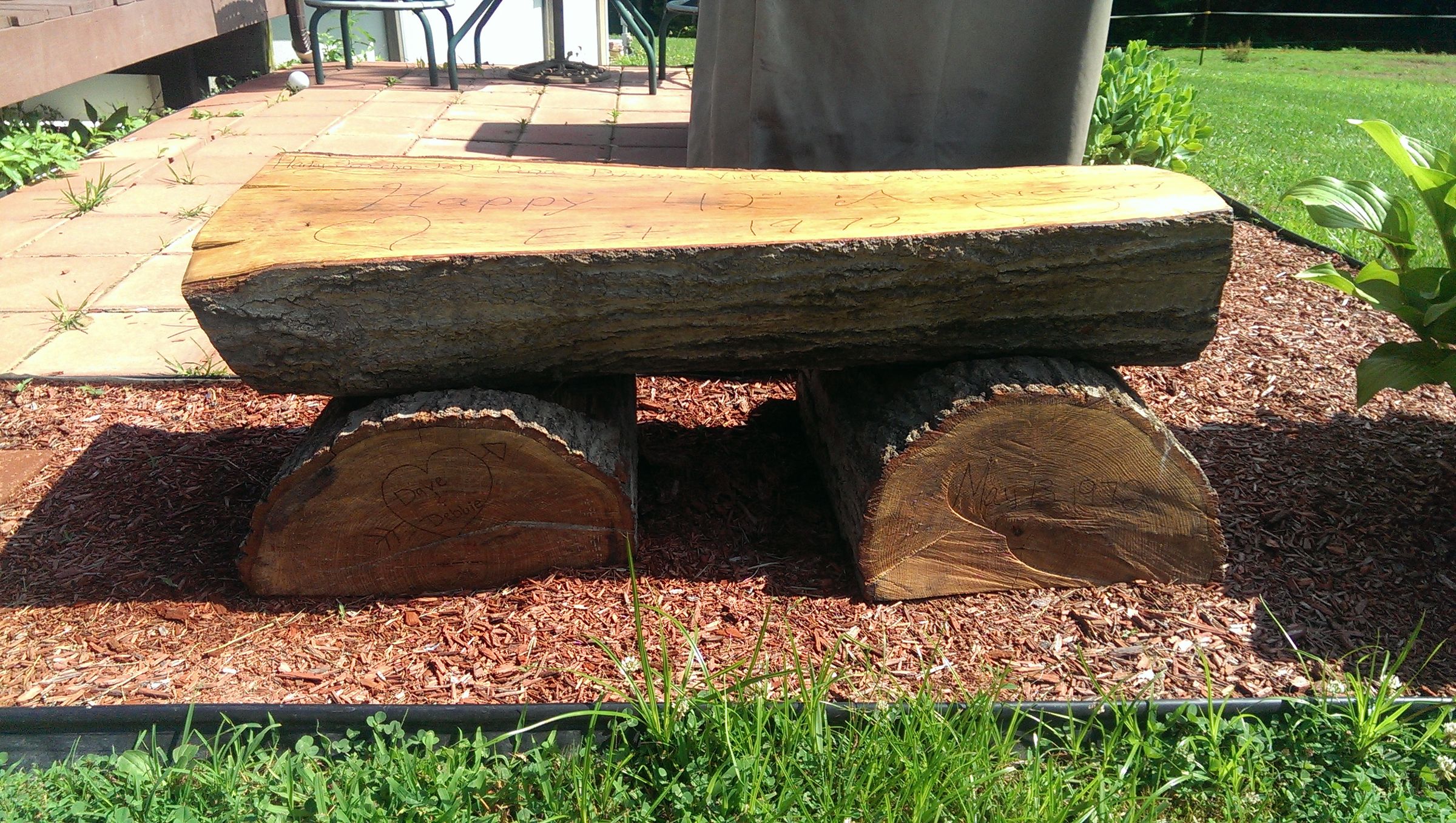 Log Bench : 4 Steps - Instructables
