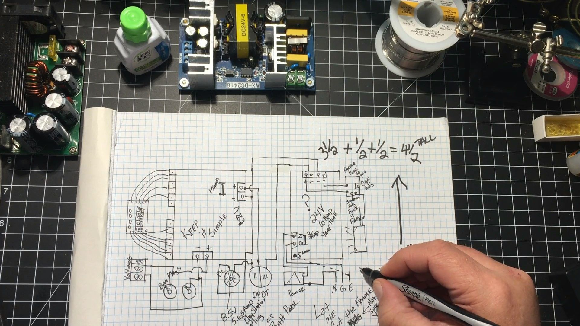 DIY High Voltage 8V-120V 0-15A CC/CV Small Portable Adjustable Bench ...