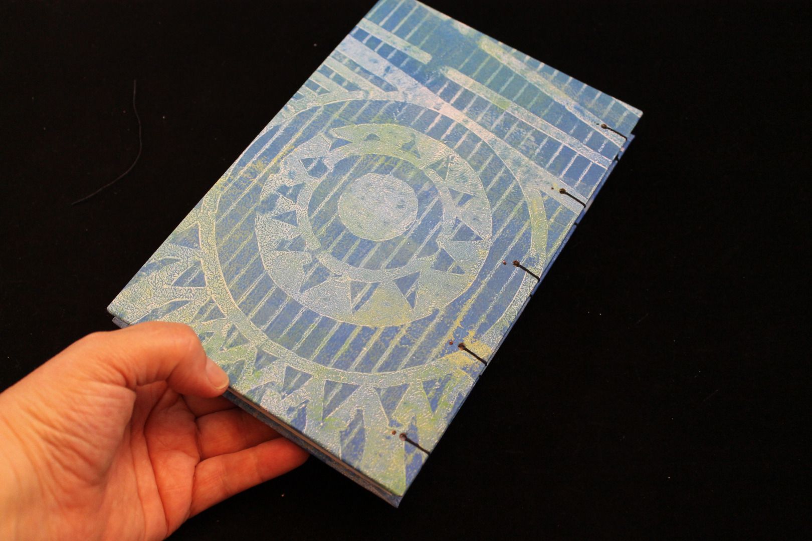 Handmade Memory Book With Mono-Printed Paper : 8 Steps (with Pictures ...