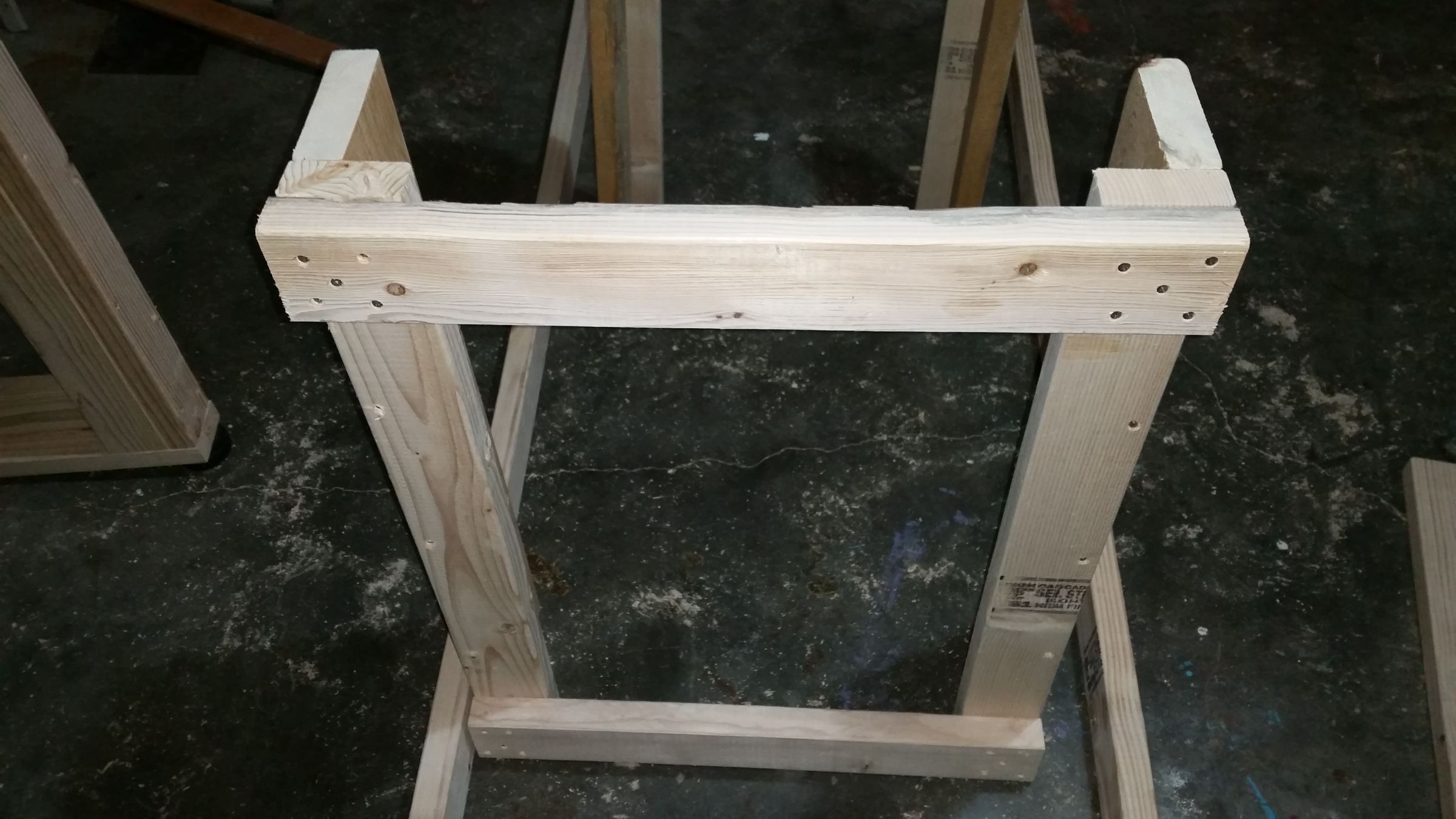 2x4 Work Bench With Nested Rolling Assembly Table : 10 Steps (with ...