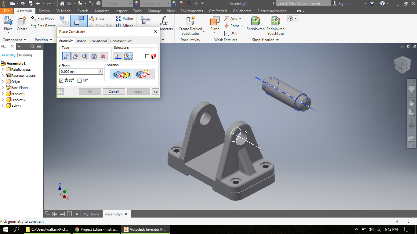 How to Create an Assembly in Inventor : 20 Steps - Instructables