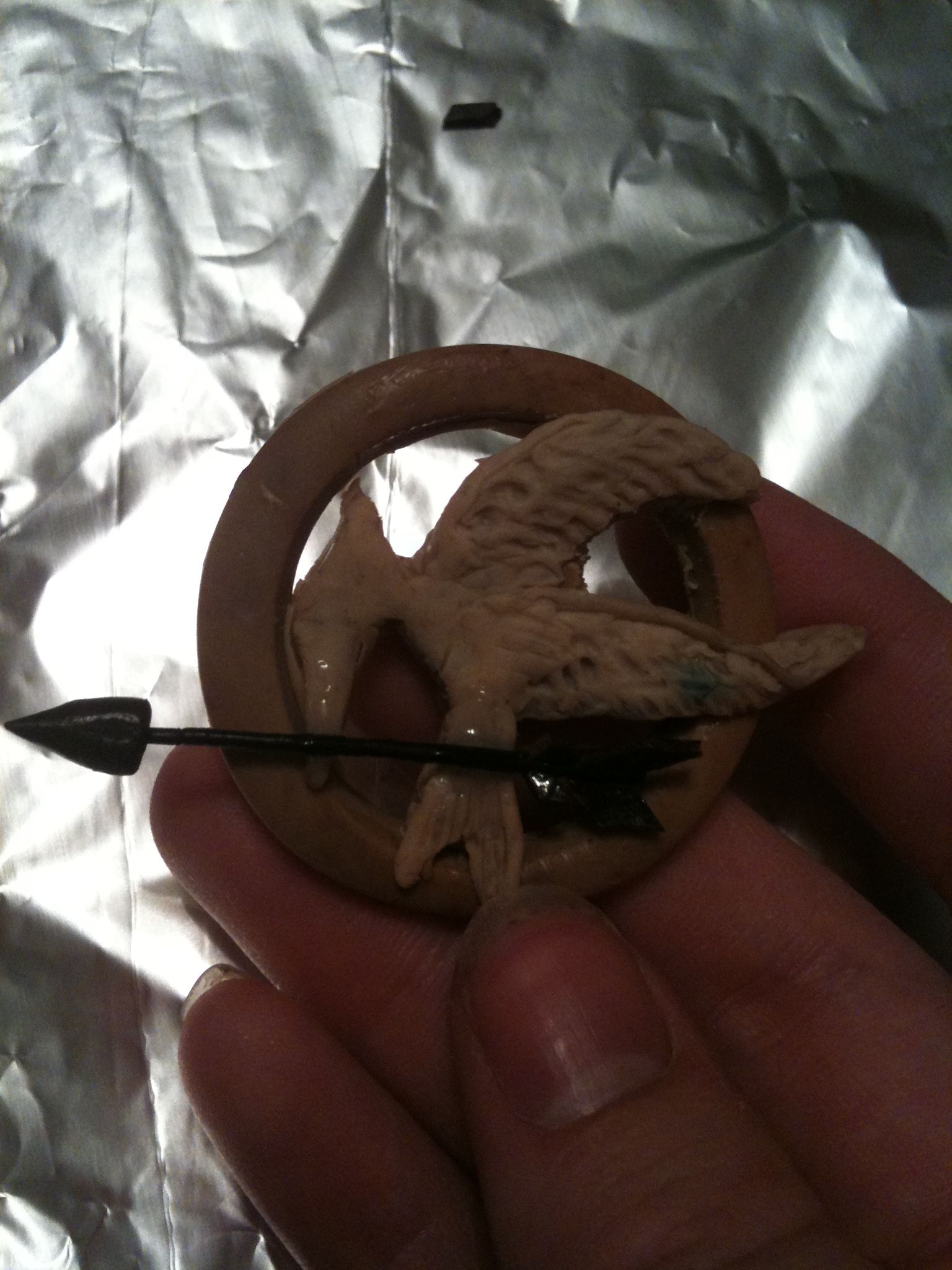 How to Make a Mockingjay Pin: As Seen on the Hunger Games : 6 Steps ...