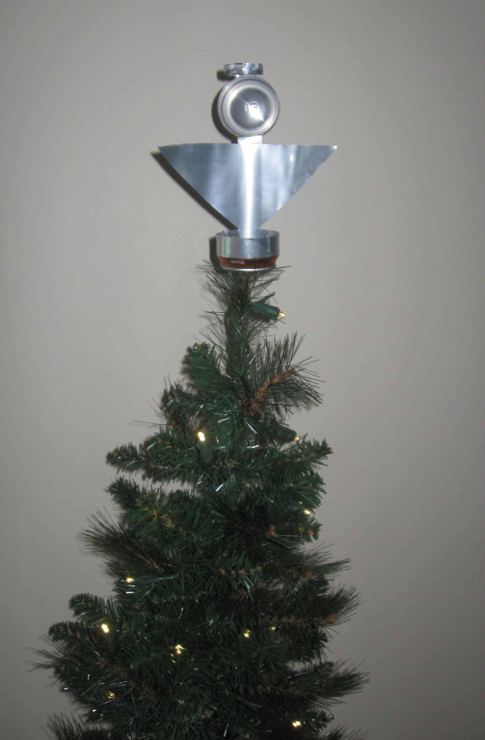 Beer Can Christmas Angel With Halo! : 6 Steps - Instructables