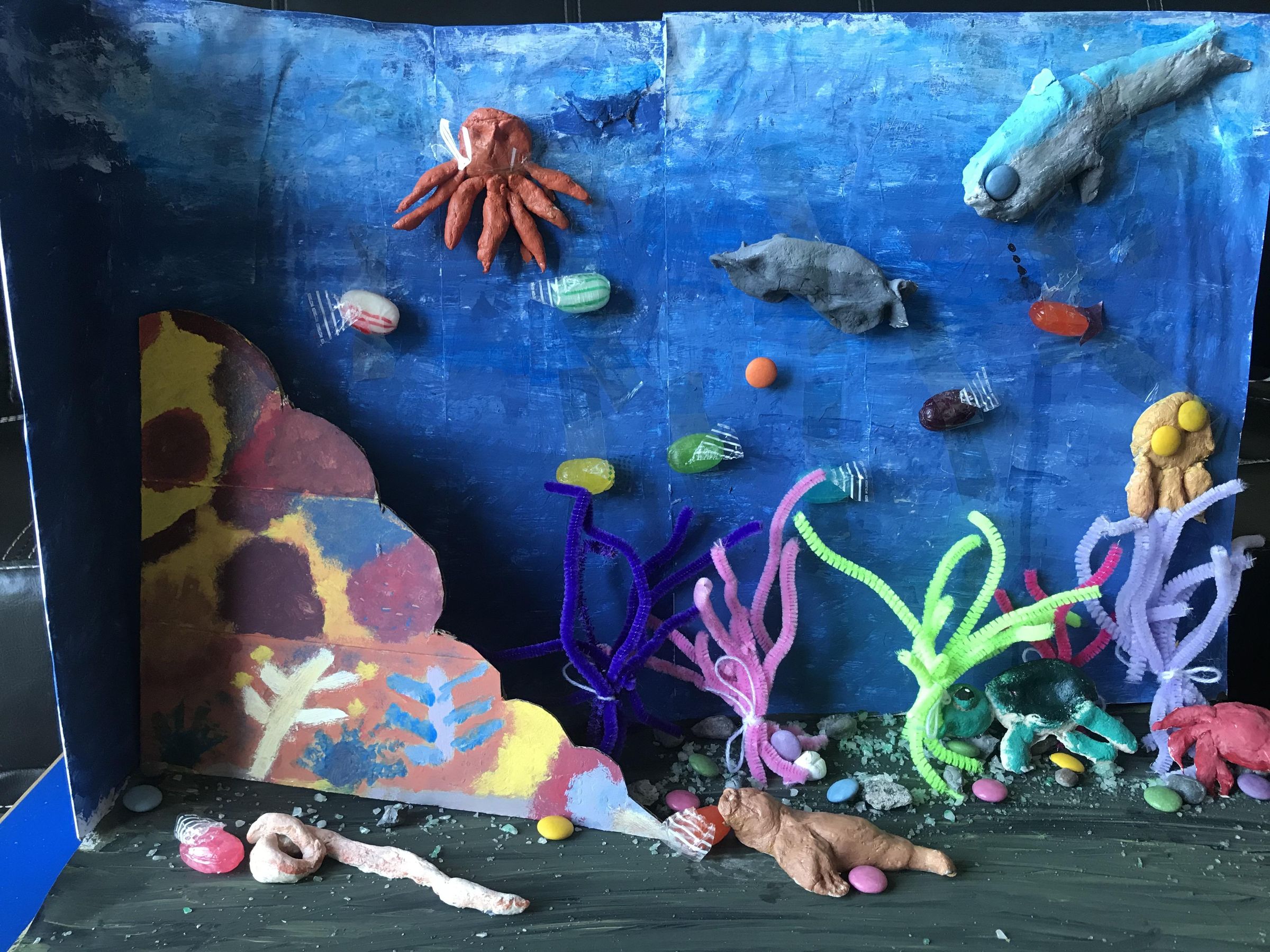 Marine Ecosystem Model With Candy! : 30 Steps - Instructables