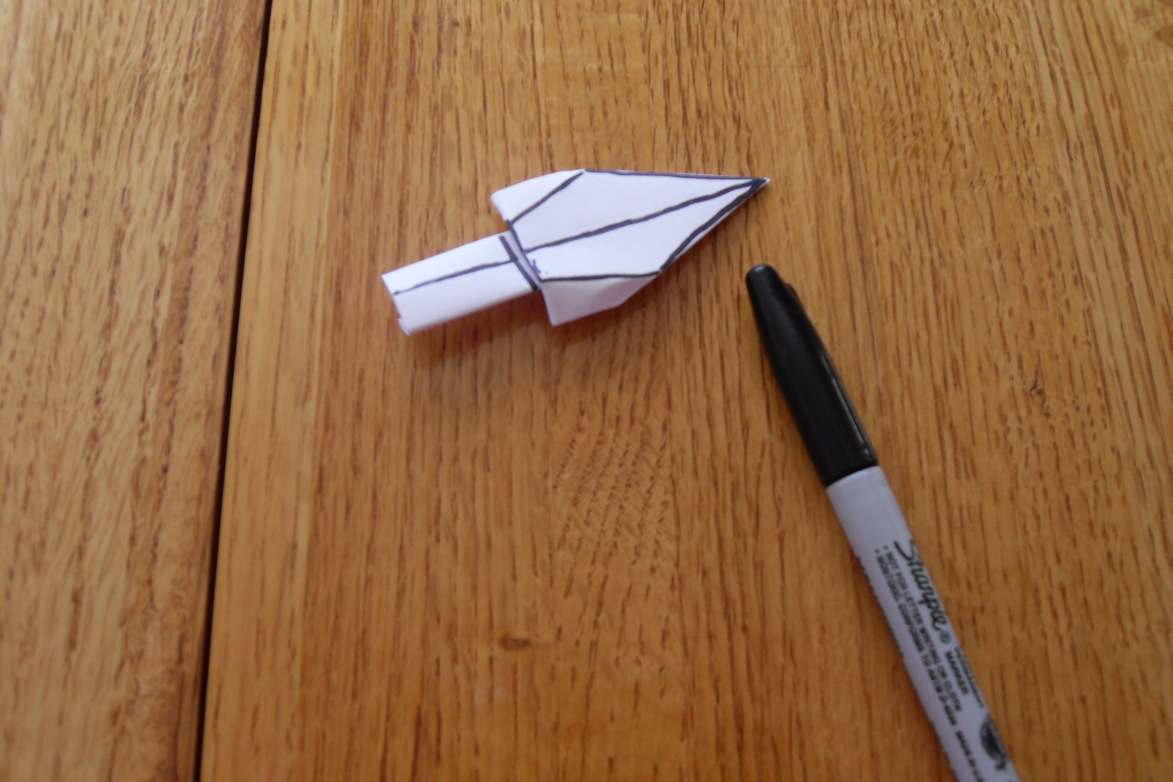 Origami Paper Spear : 4 Steps - Instructables