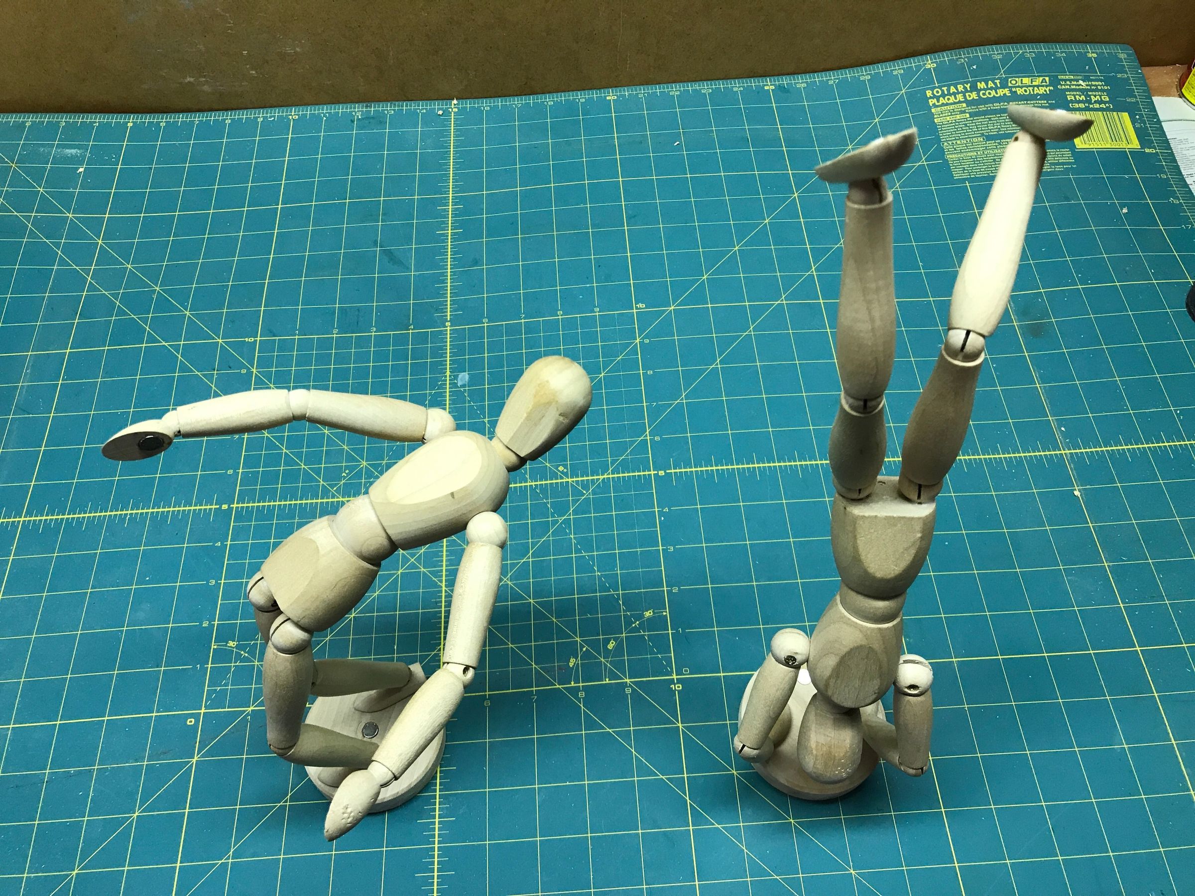 Free-standing Artist Figure With Rare Earth Magnets : 7 Steps (with ...