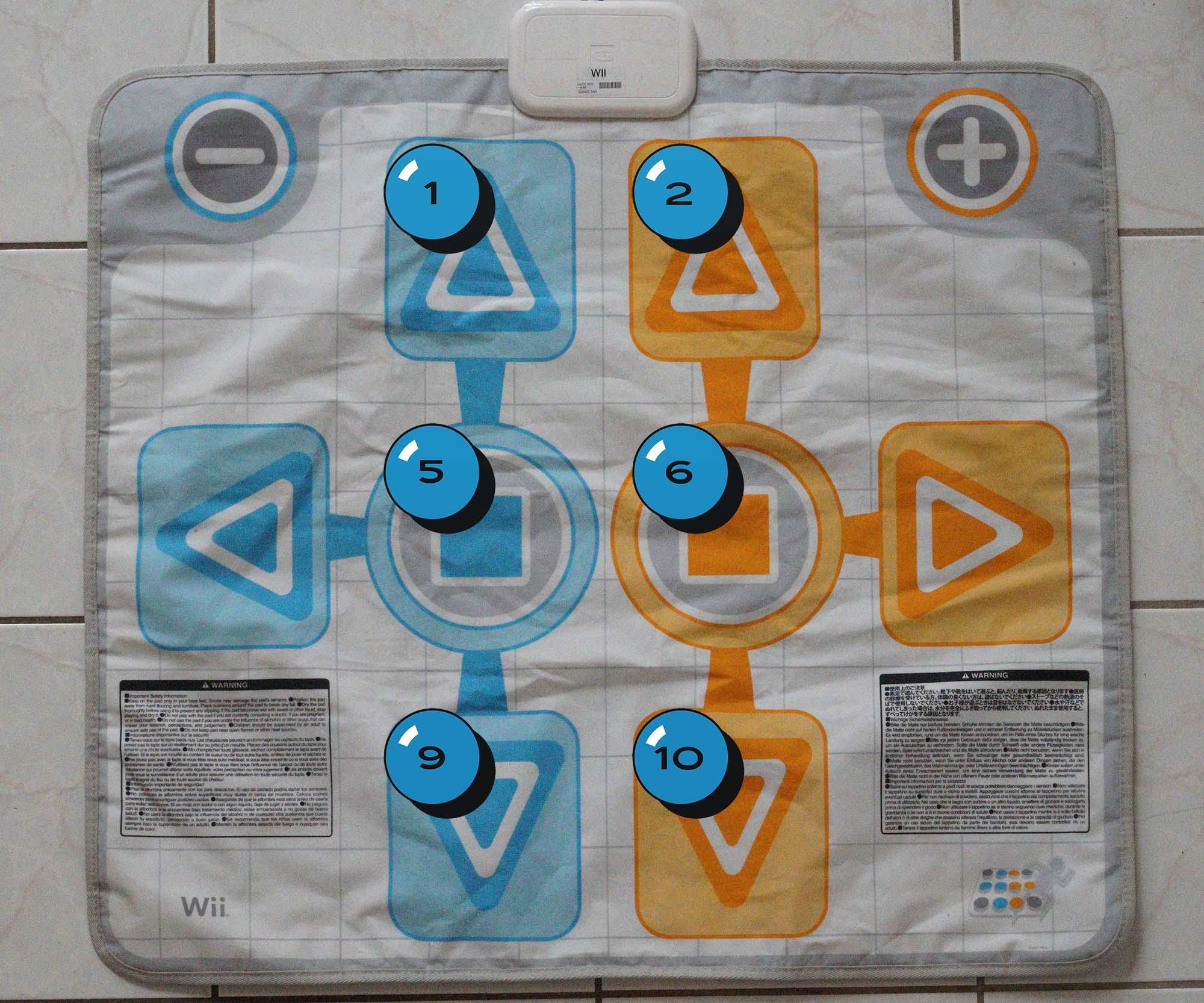 Exergaming Emulation I: Power Pad (NES) : 6 Steps (with Pictures ...