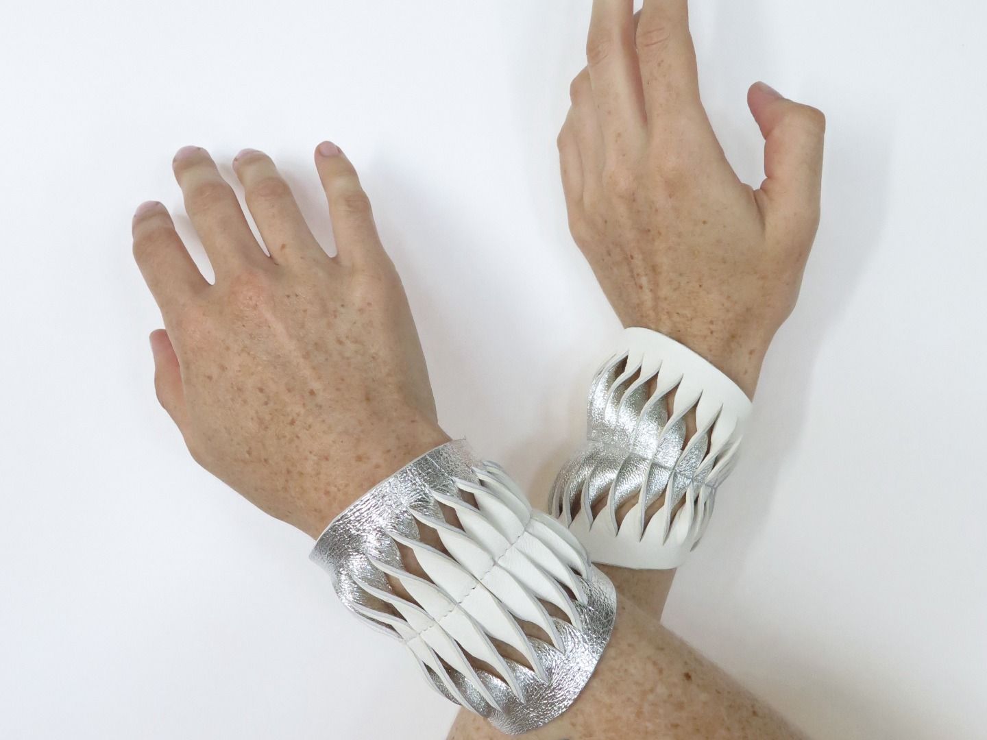 Leather Fish-Scale Cuffs : 9 Steps (with Pictures) - Instructables