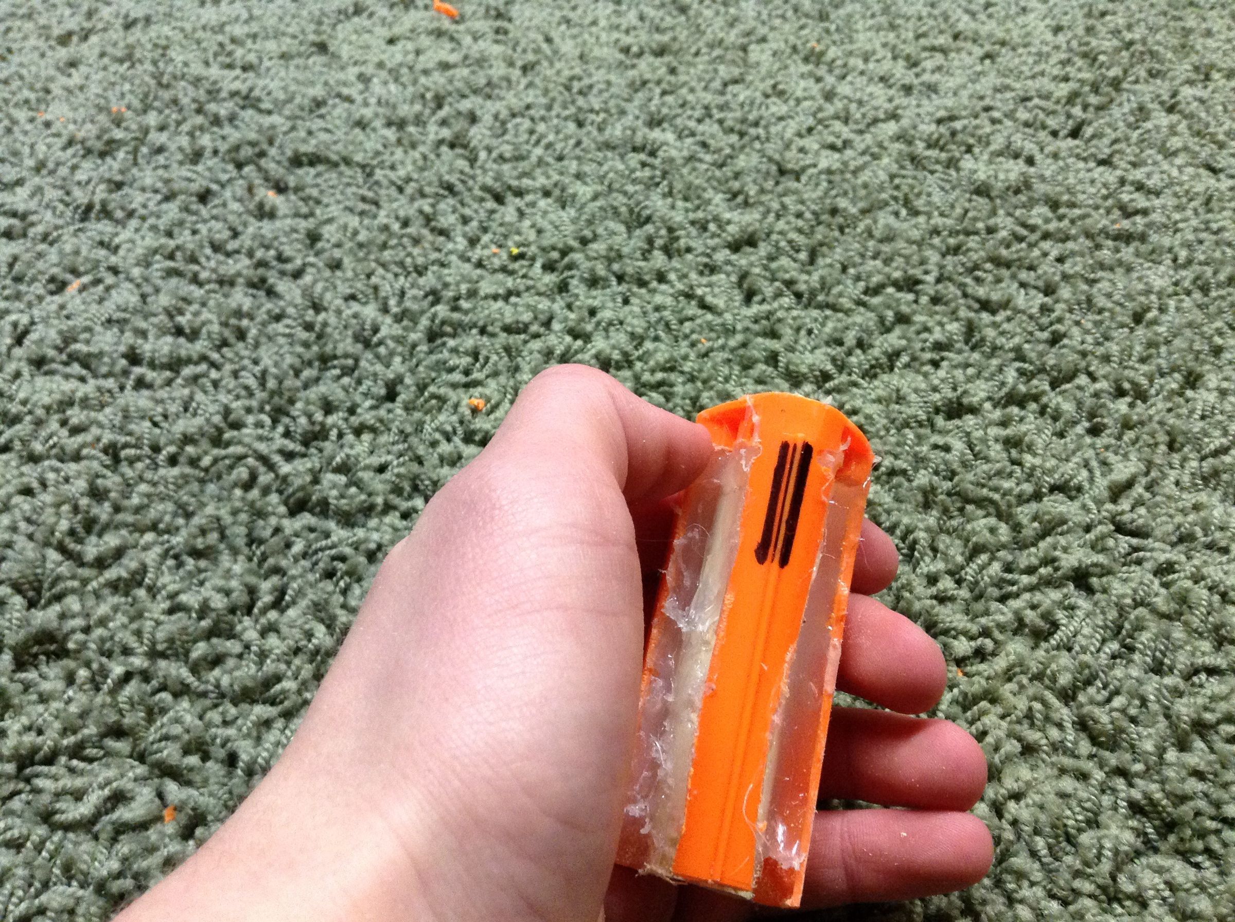 Nerf Singled Sledgefire Shell : 4 Steps - Instructables