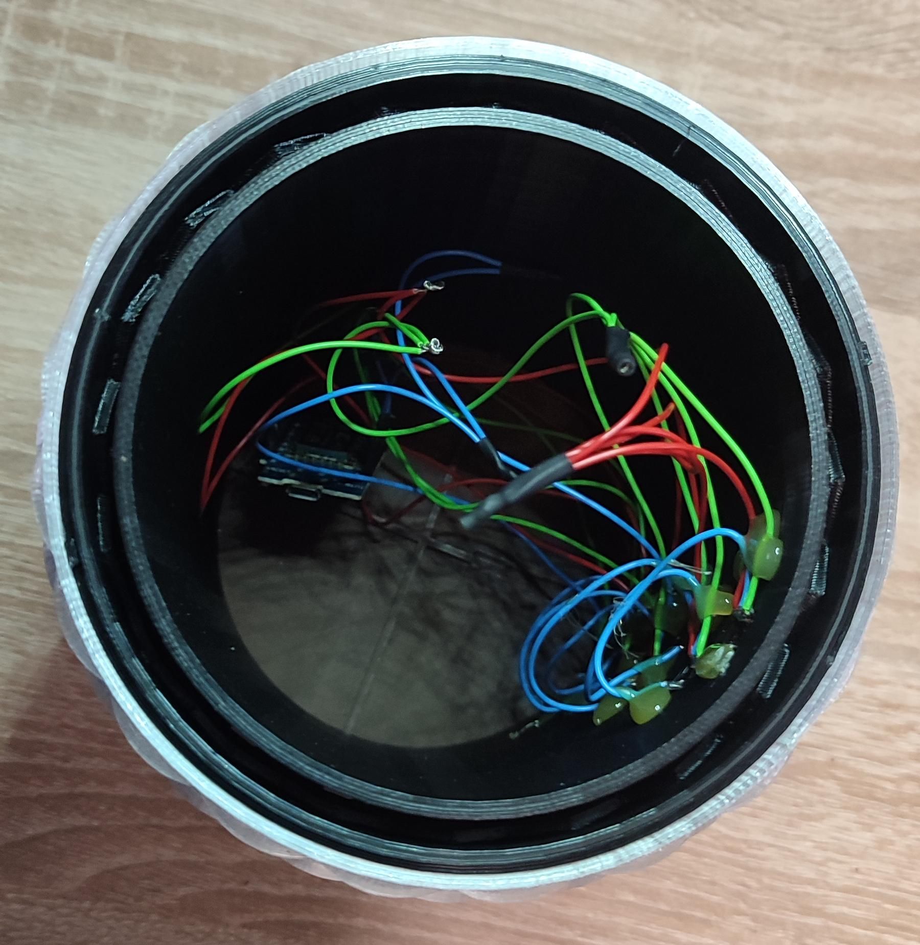 An Eye-Catching 3D Printed Hexagonal Cells LED Lamp : 4 Steps (with ...