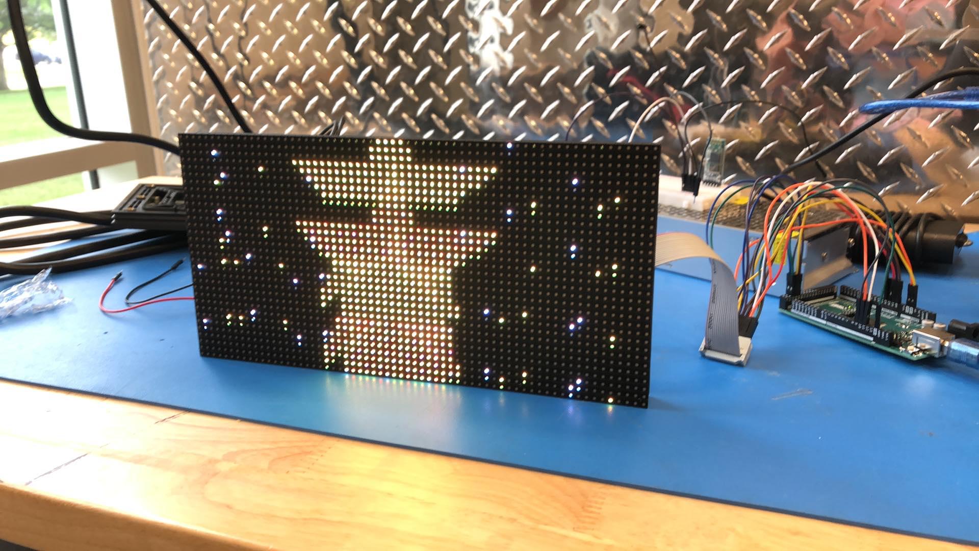 64x32 RGB LED Matrix With Arduino Mega : 6 Steps - Instructables