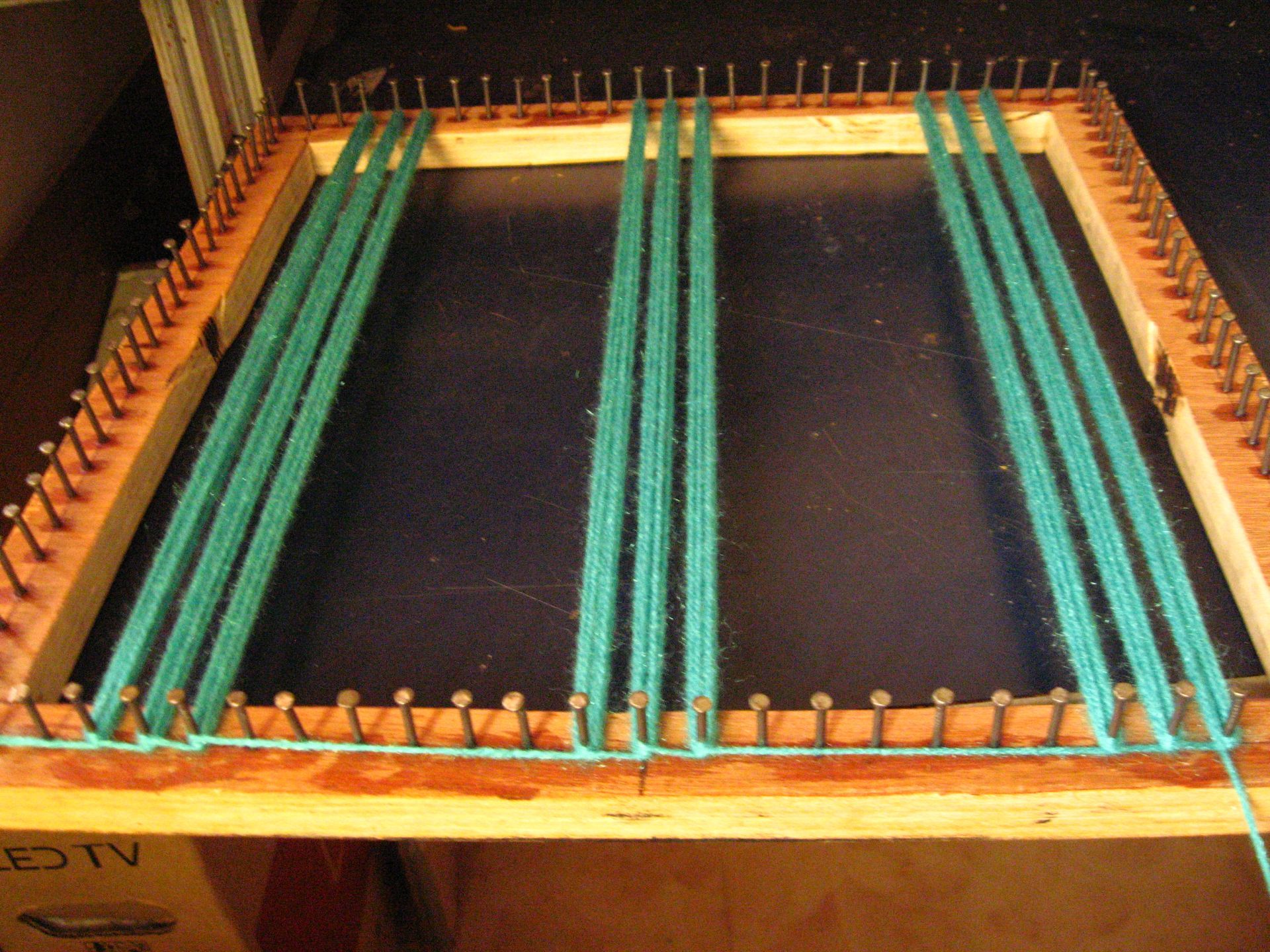 How to Weave a Small Table Mat With Home Made Loom : 13 Steps (with ...