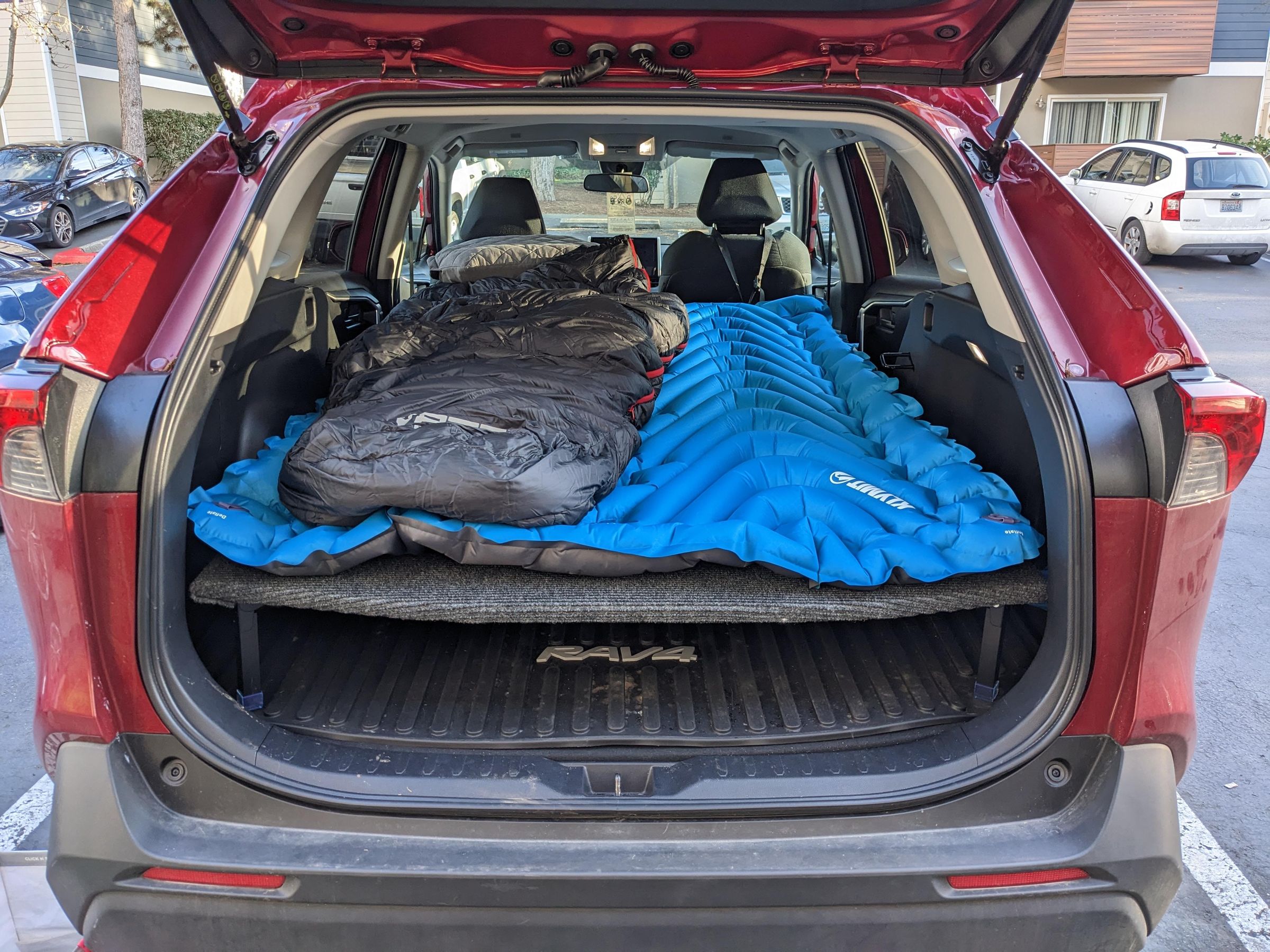 RAV4 Car Camping Platform With Folding Legs : 5 Steps (with Pictures ...