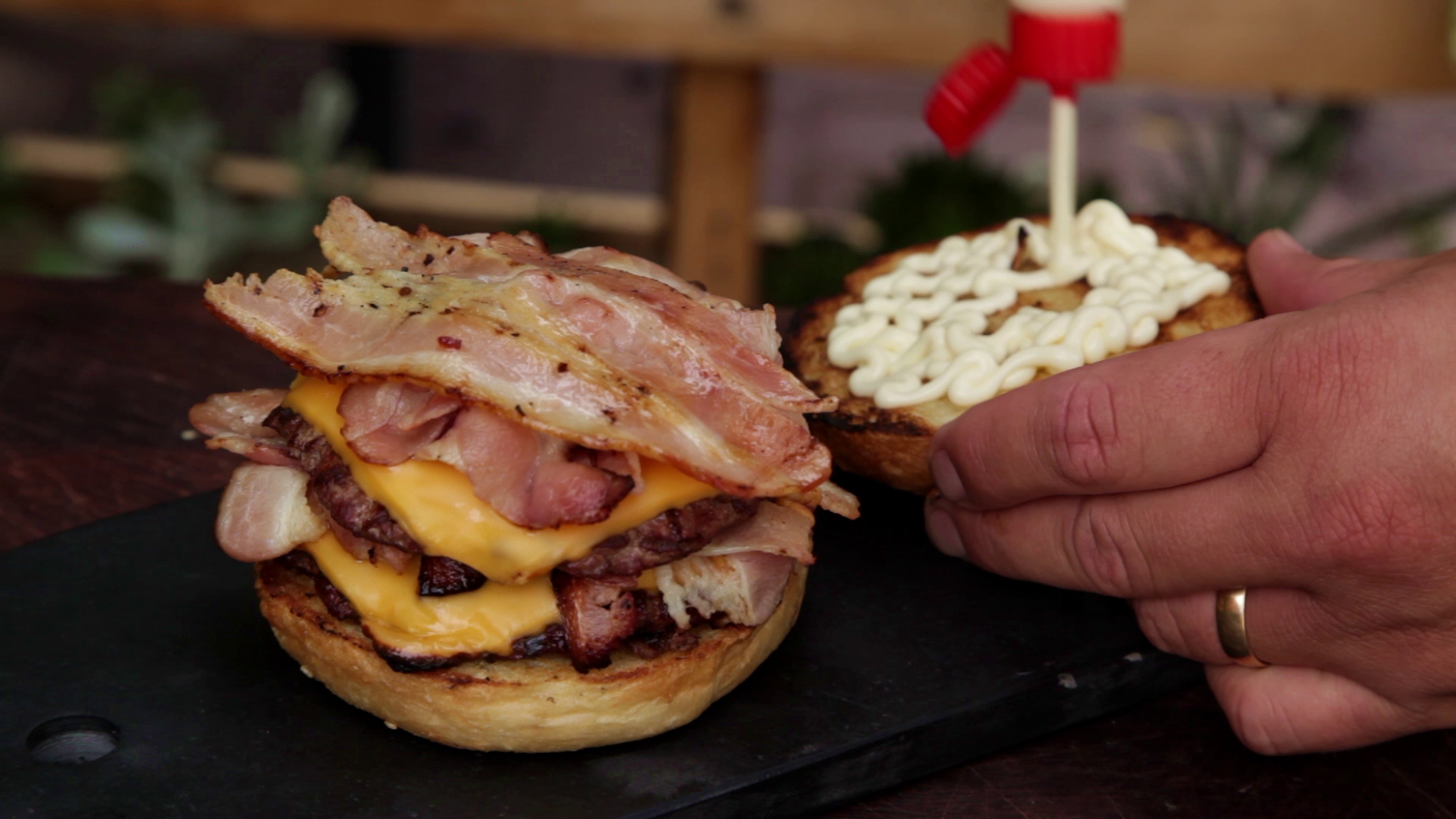 How to Cook a Double Bacon Burger : 7 Steps (with Pictures) - Instructables