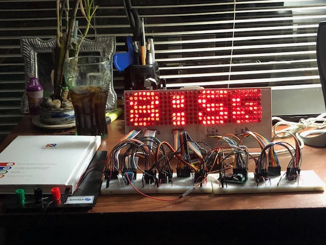 48 X 8 Scrolling LED Matrix Display Using Arduino and Shift Registers ...