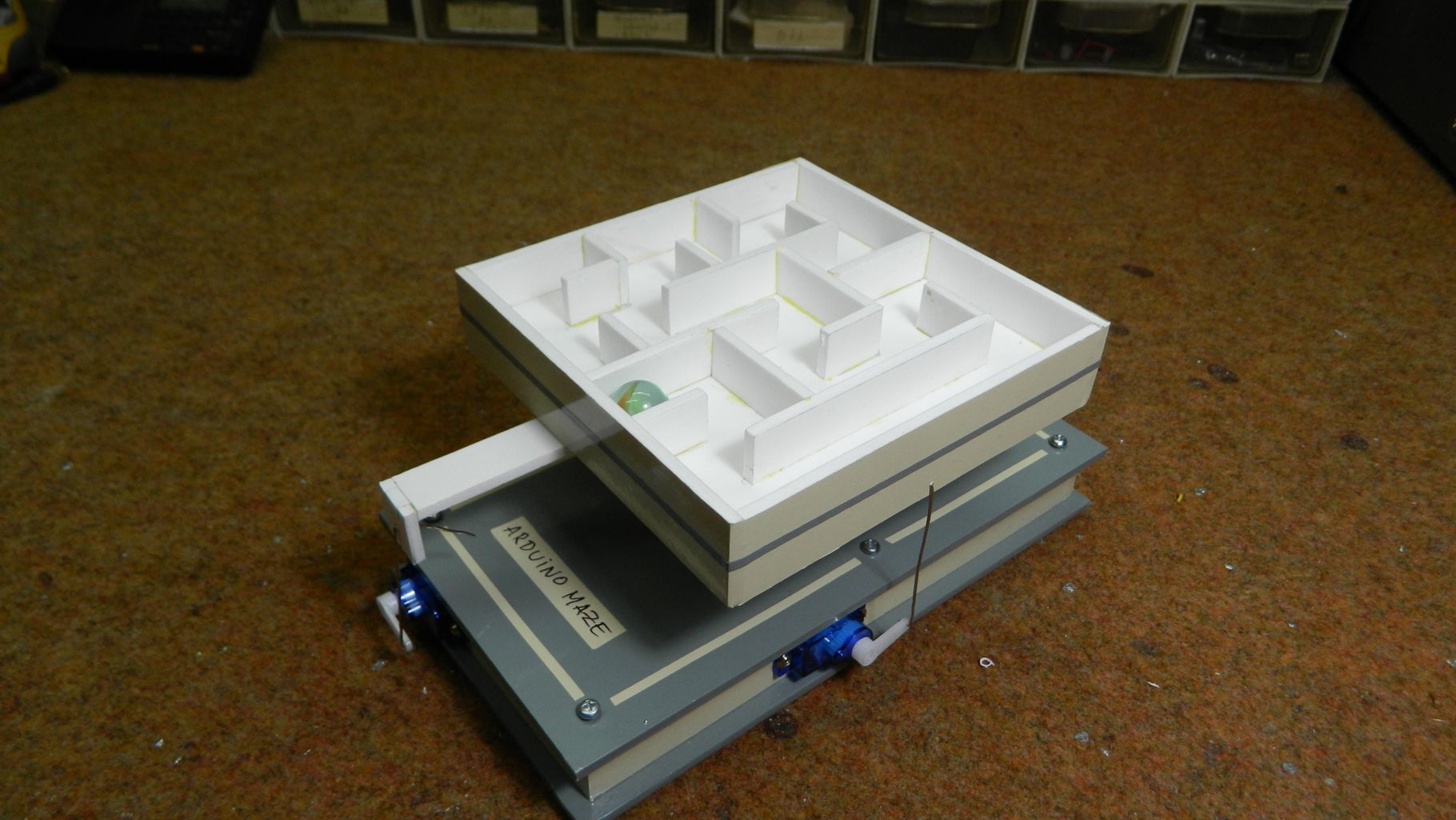 Diy Androidarduino Controlled Labyrinthmaze Game Instructables